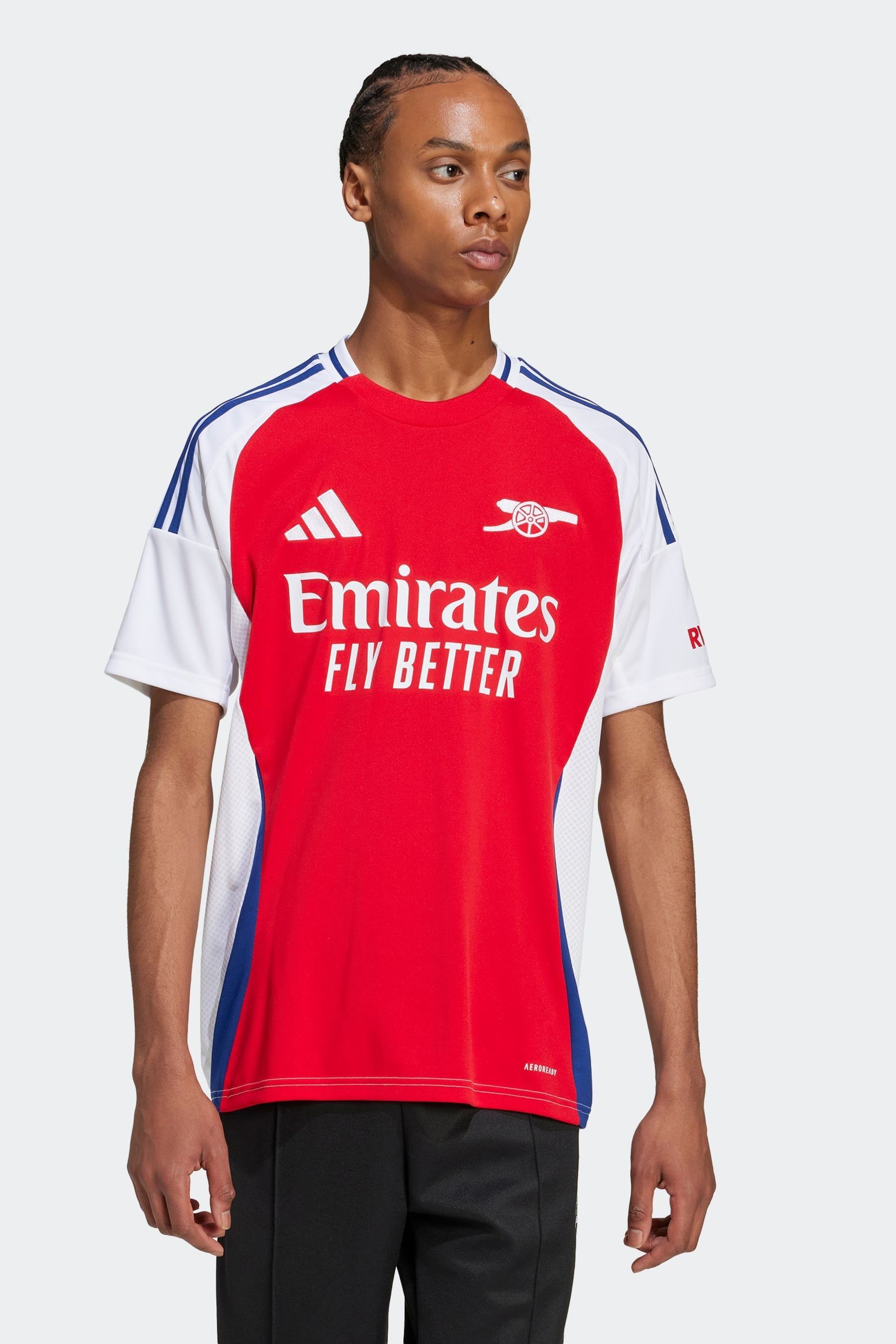 Buy adidas Red/White Arsenal 24/25 Home Jersey from the Next UK online shop