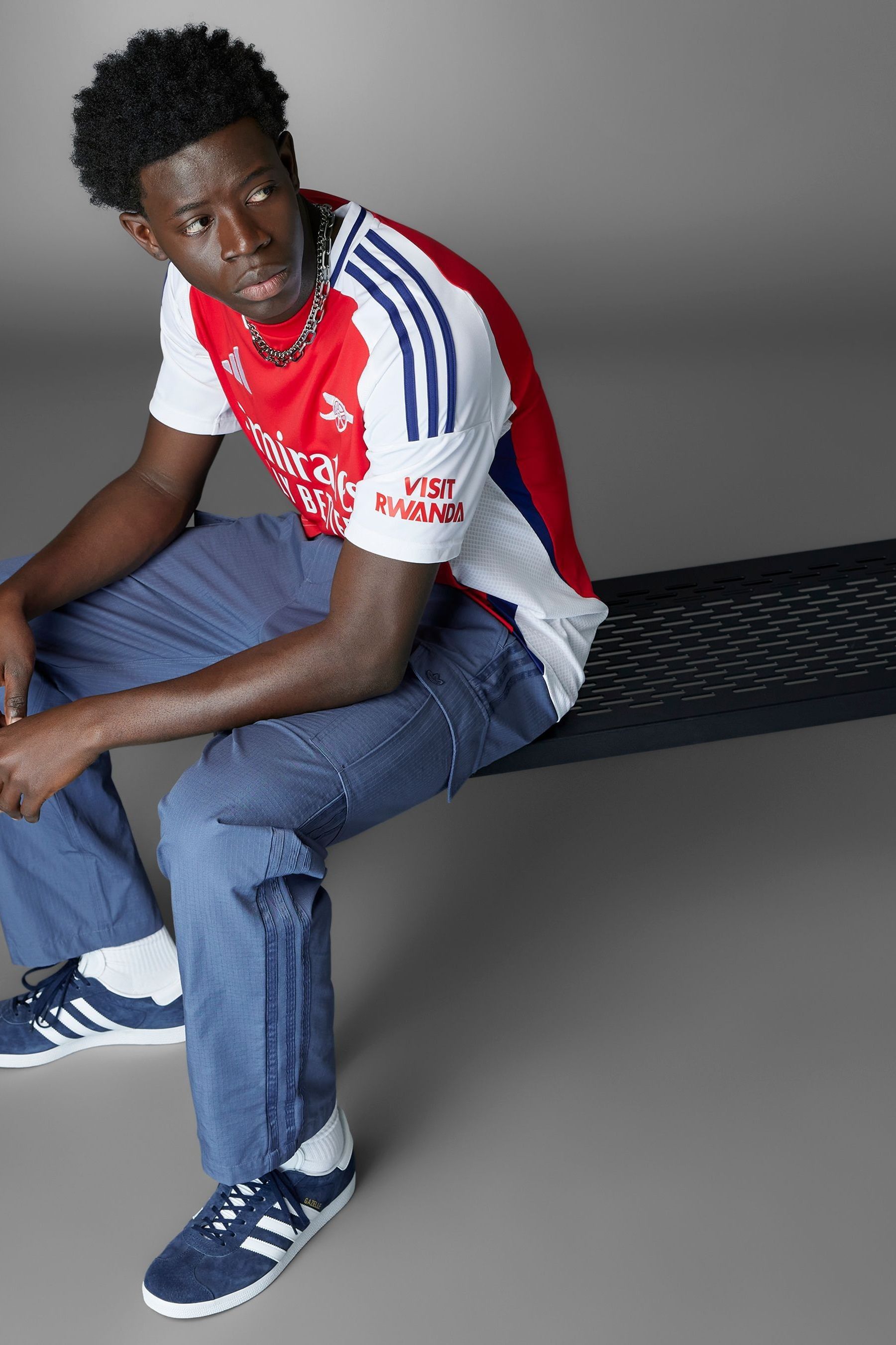 Buy adidas Red/White Arsenal 24/25 Home Jersey from the Next UK online shop