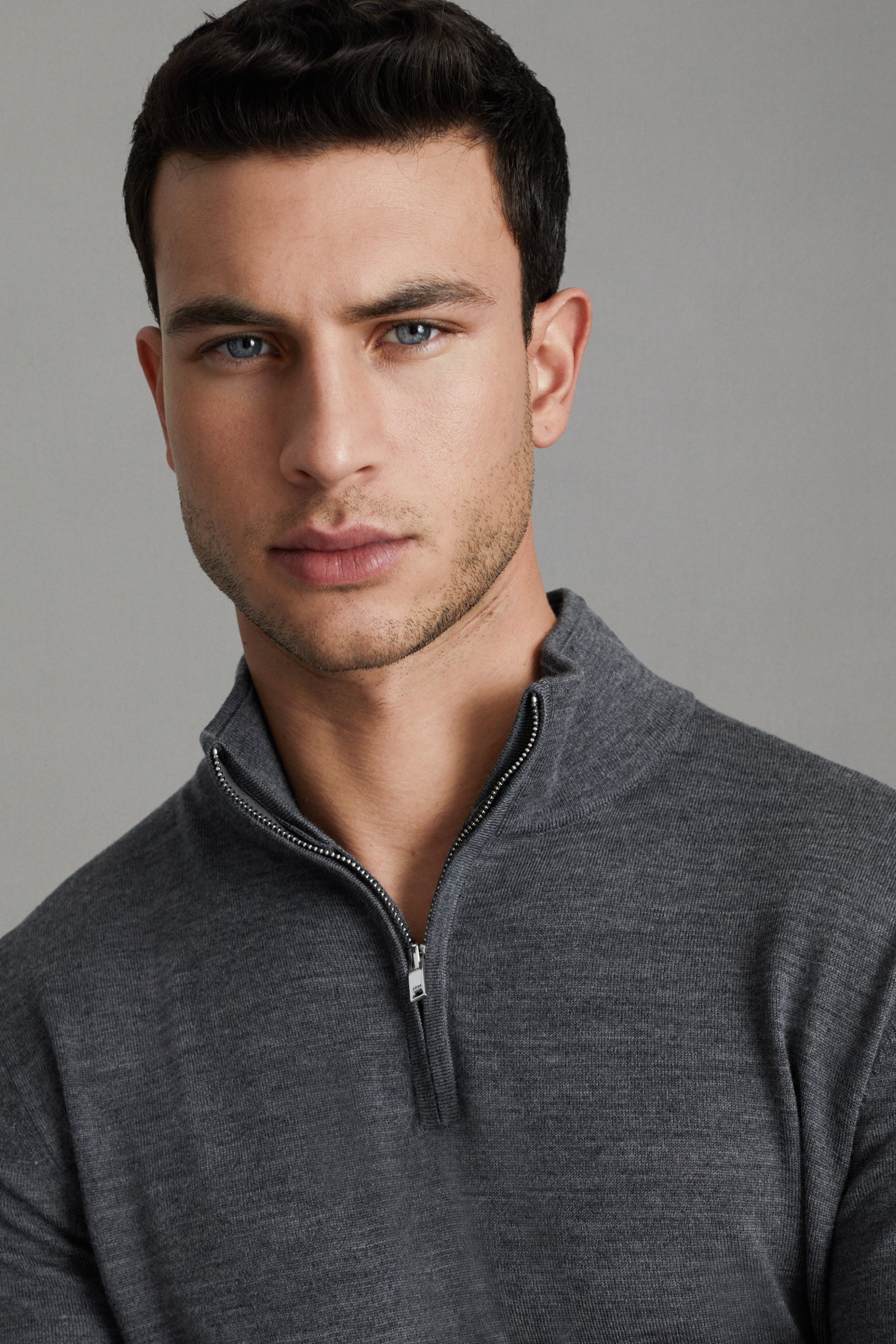 Buy Reiss Navy/Derby Grey Marl Blackhall 2 Pack 2 Pack Of Merino Wool ...