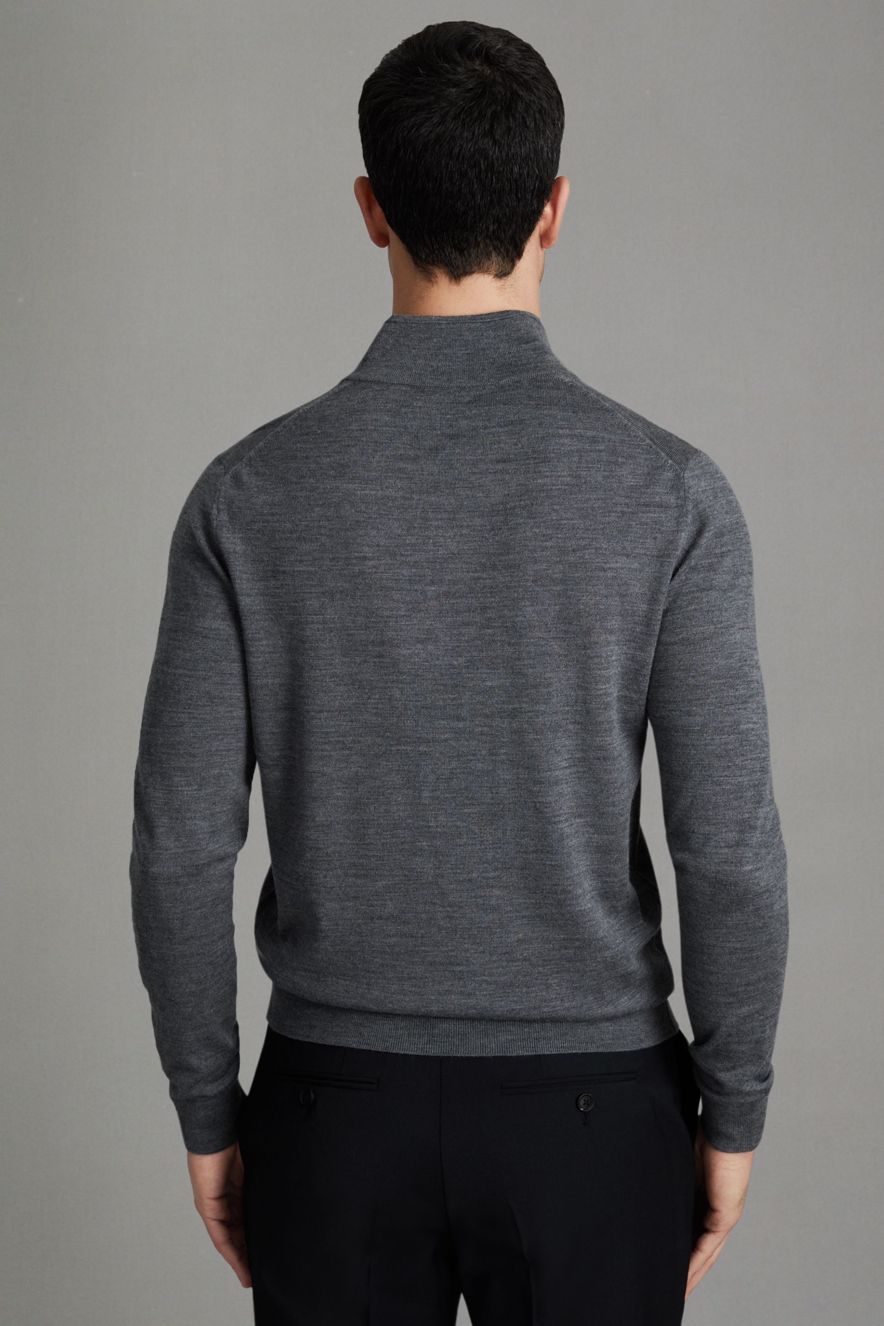Buy Reiss Navy/Derby Grey Marl Blackhall 2 Pack 2 Pack Of Merino Wool ...