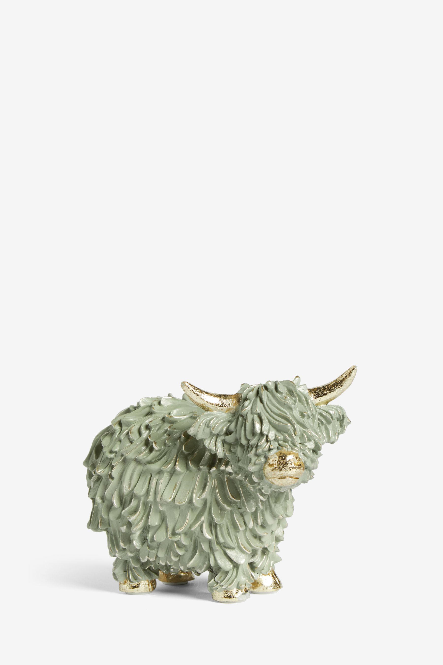 Buy Green Hamish the Highland Cow Ornament from the Next UK online shop