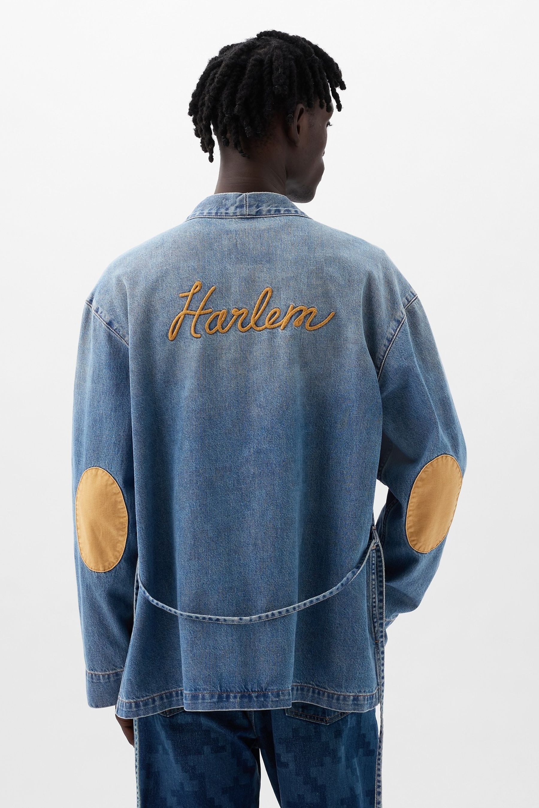 Buy Gap Blue Dapper Dan Organic Denim Wrap Jacket from Next Ireland