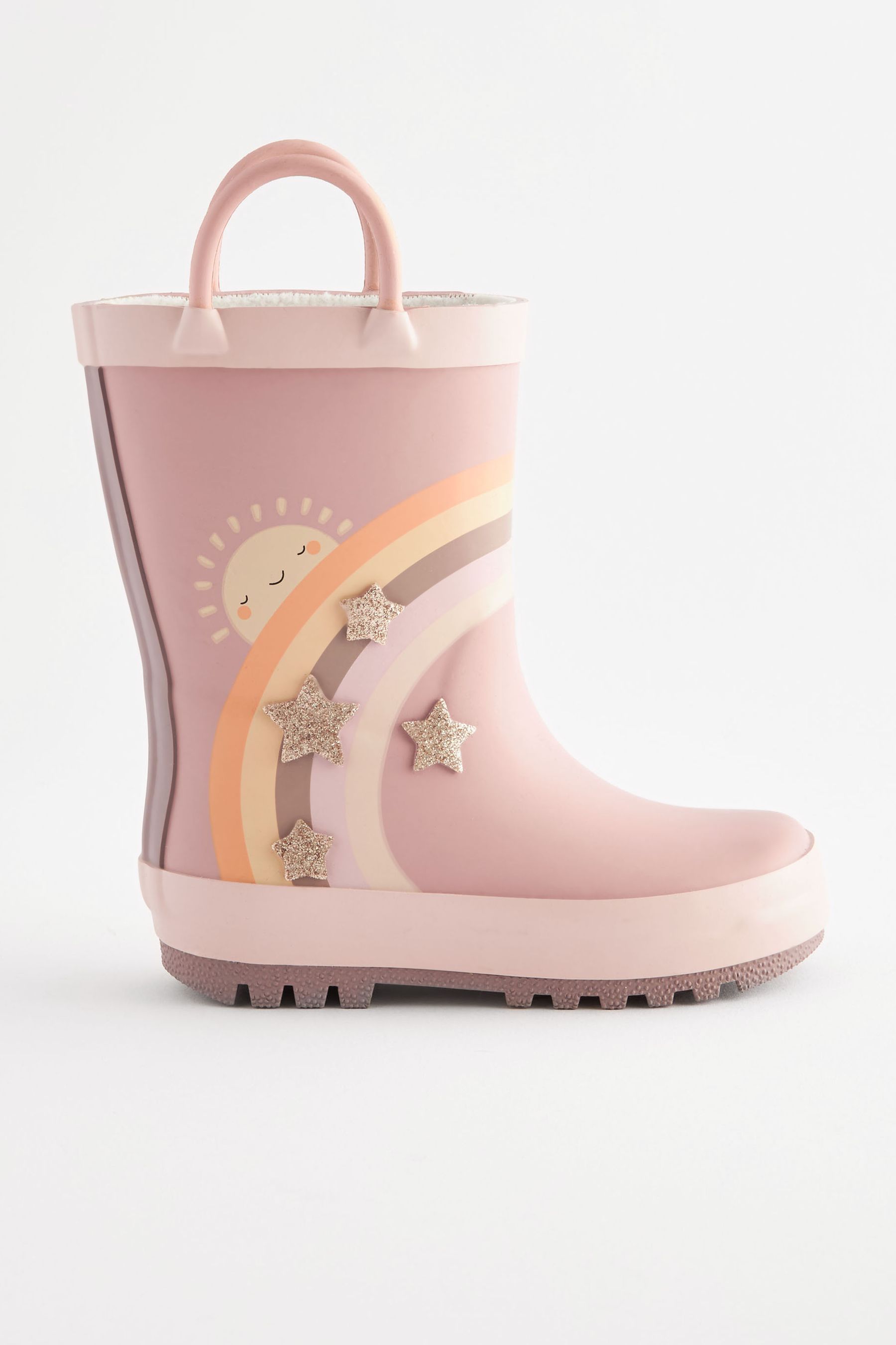 Buy Neutral Rainbow Handle Wellies from Next Australia
