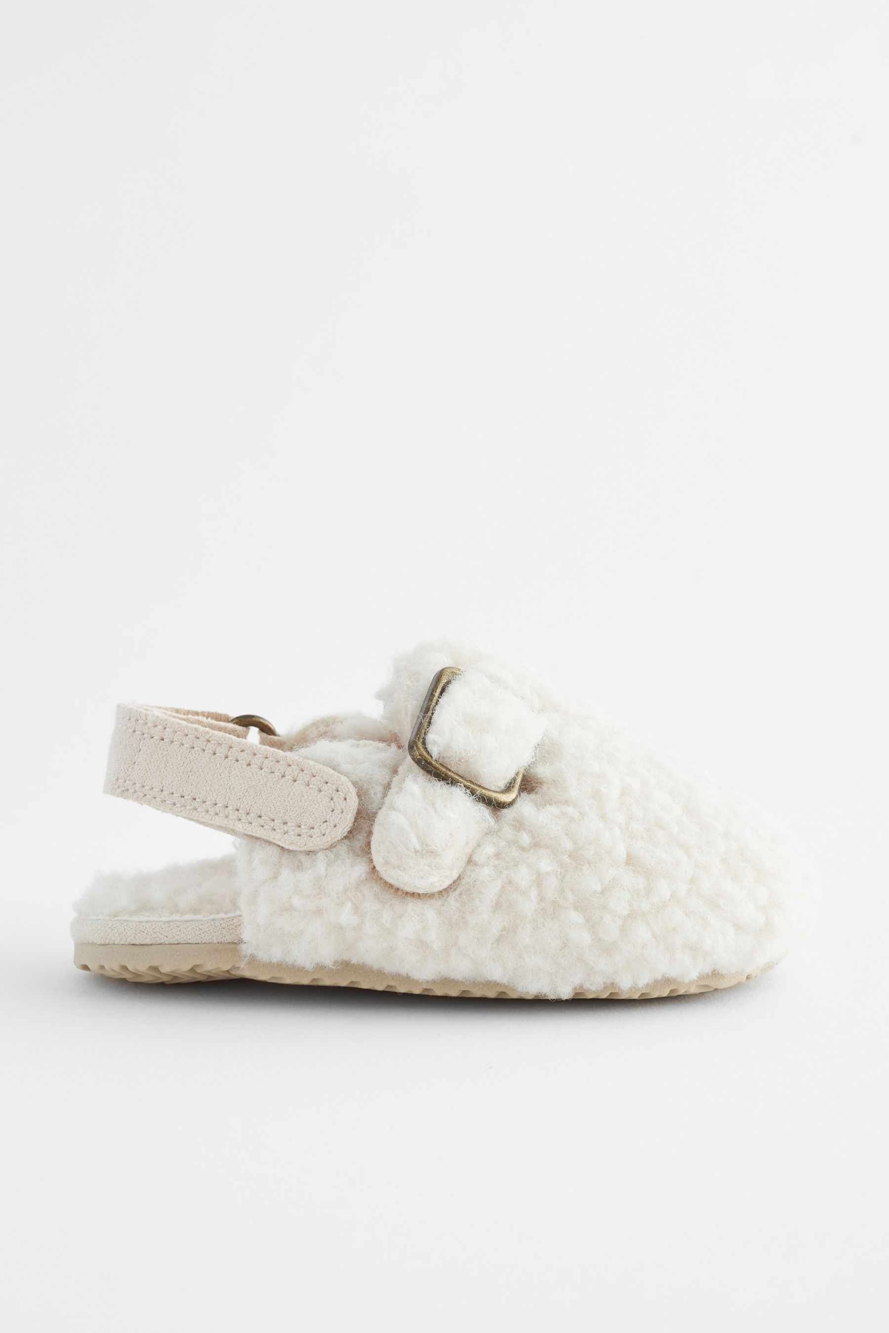 Buy Neutral Borg Baby Clog Shoes (0-18mths) from the Next UK online shop