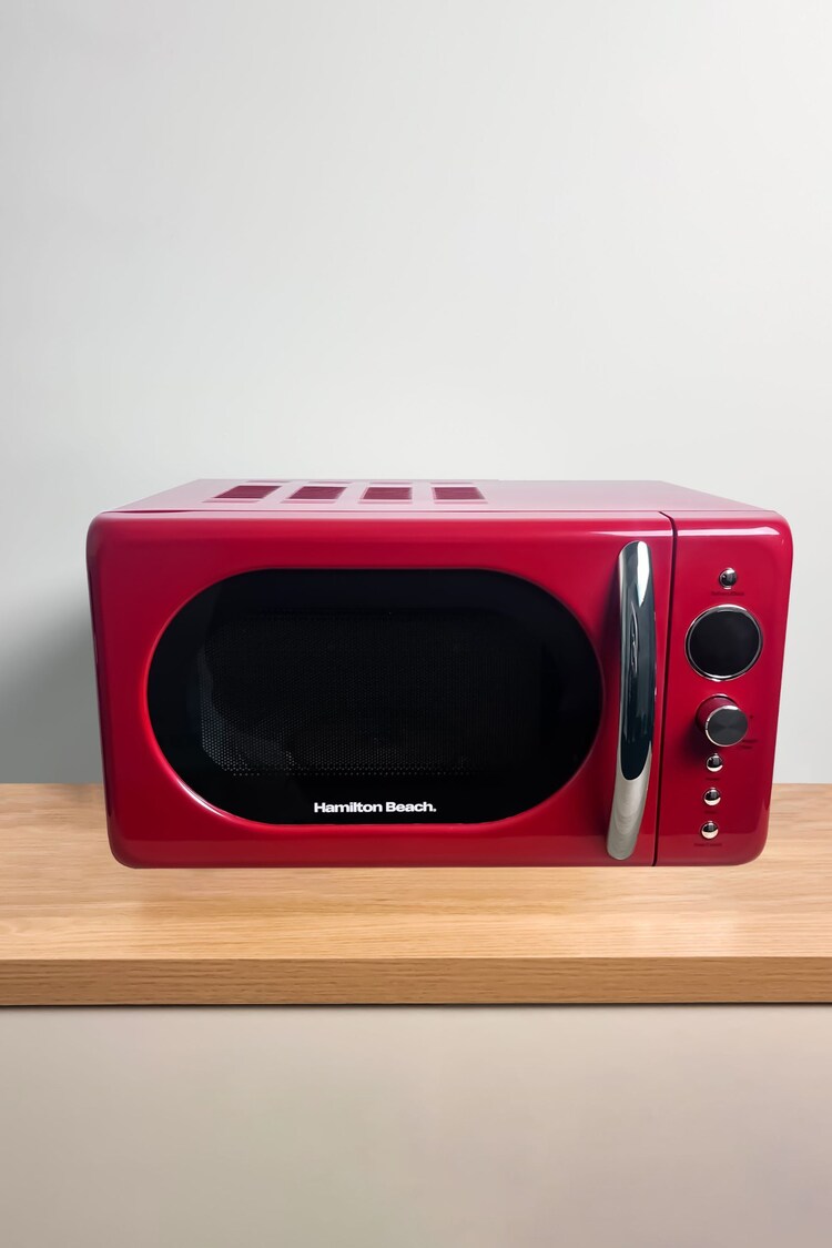 Buy Hamilton Beach Red 20 Litre Retro Microwave from the Next UK online shop