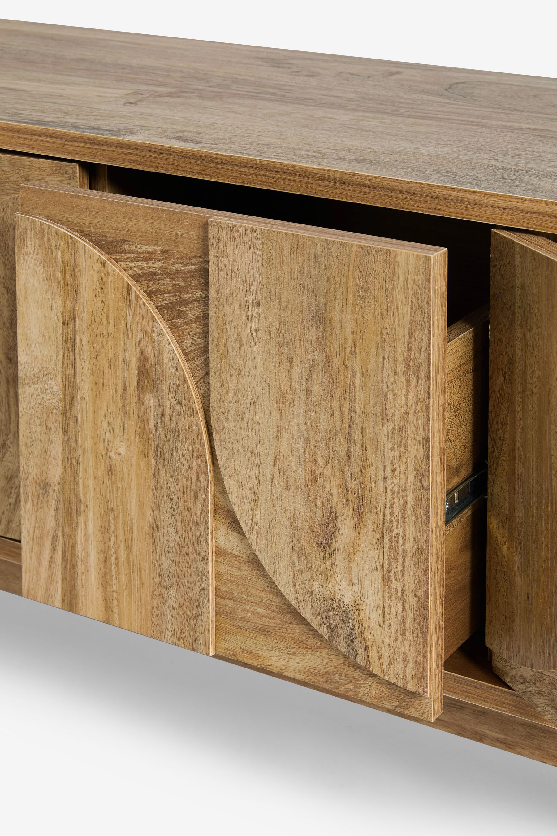 Buy Natural Arches Mango Up to 80 inch Wood Effect TV Unit from the ...