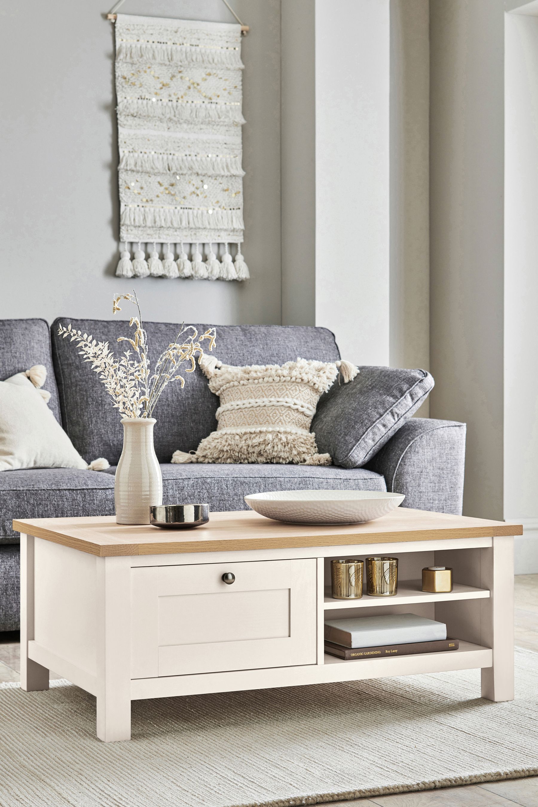 Buy Cream Malvern Oak Effect Storage Coffee Table from the Next UK ...