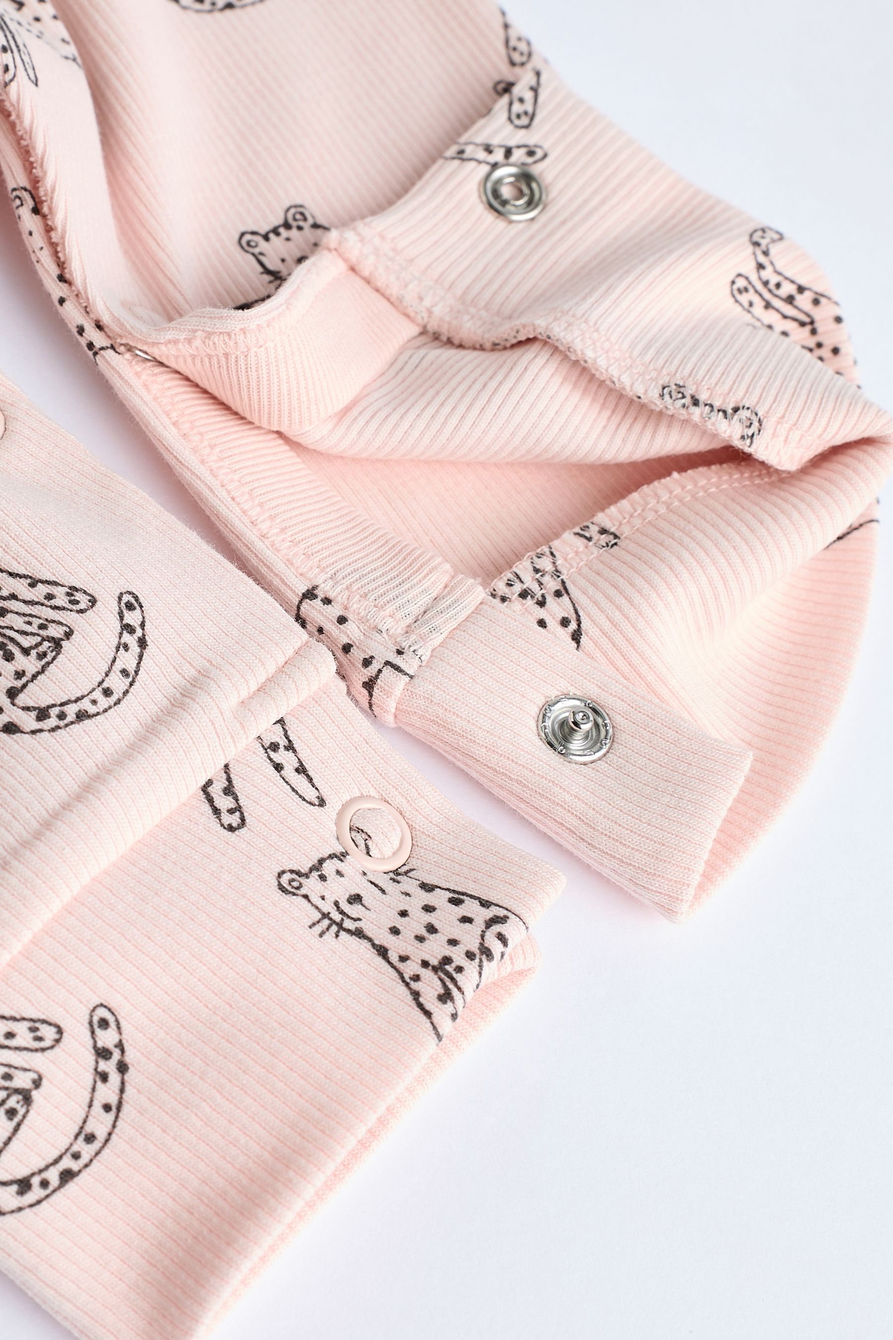 Buy Pink Mono 4 Pack Baby Footless Sleepsuits (0mths-3yrs) from Next ...