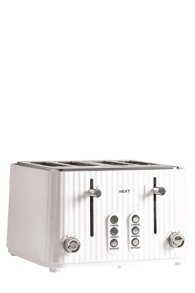 Buy White Sleek 4 Slice Toaster from the Next UK online shop