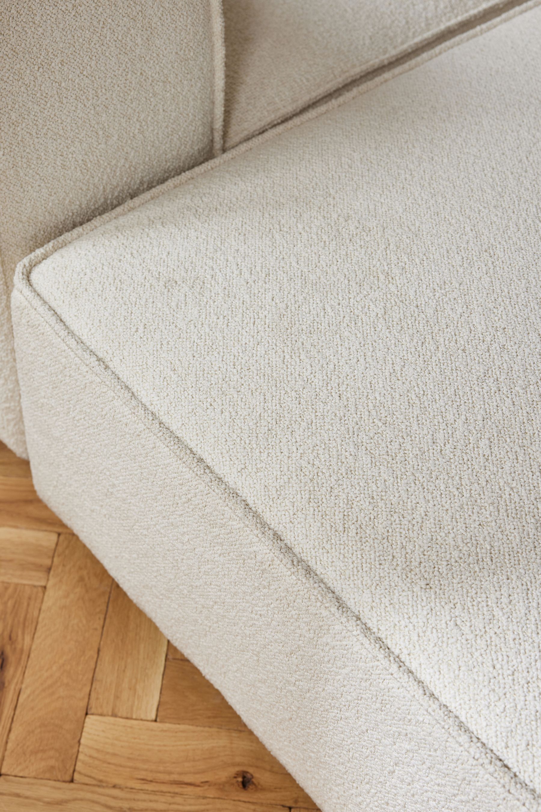 Buy Casual Boucle Oyster Single Foostool Alba Modular Sofa from Next Ireland