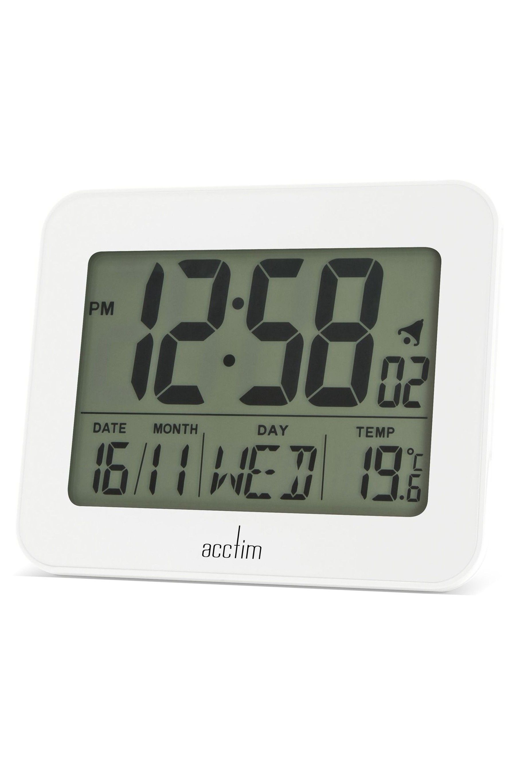 Buy Acctim Clocks White Otto LCD Alarm Clock from the Next UK online shop