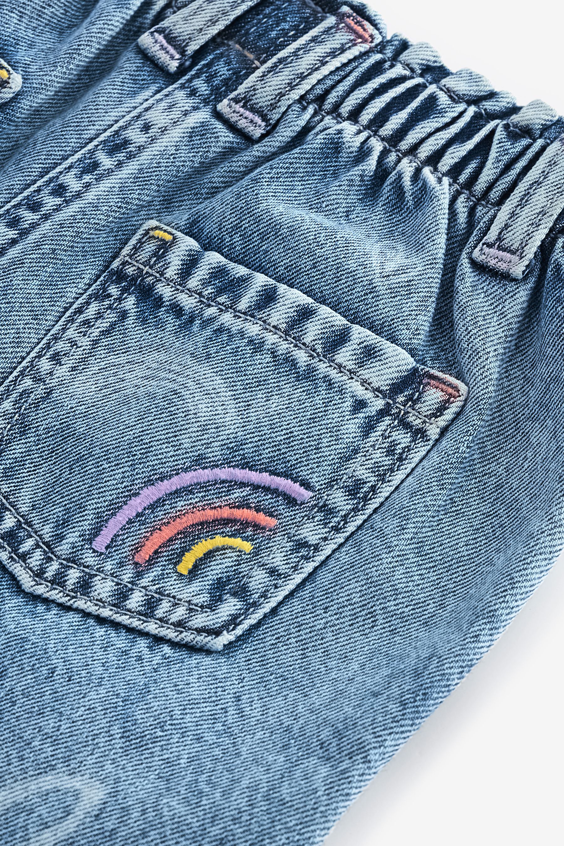 Buy Denim Heart & Rainbow Print Jeans (3mths-7yrs) from Next Ireland