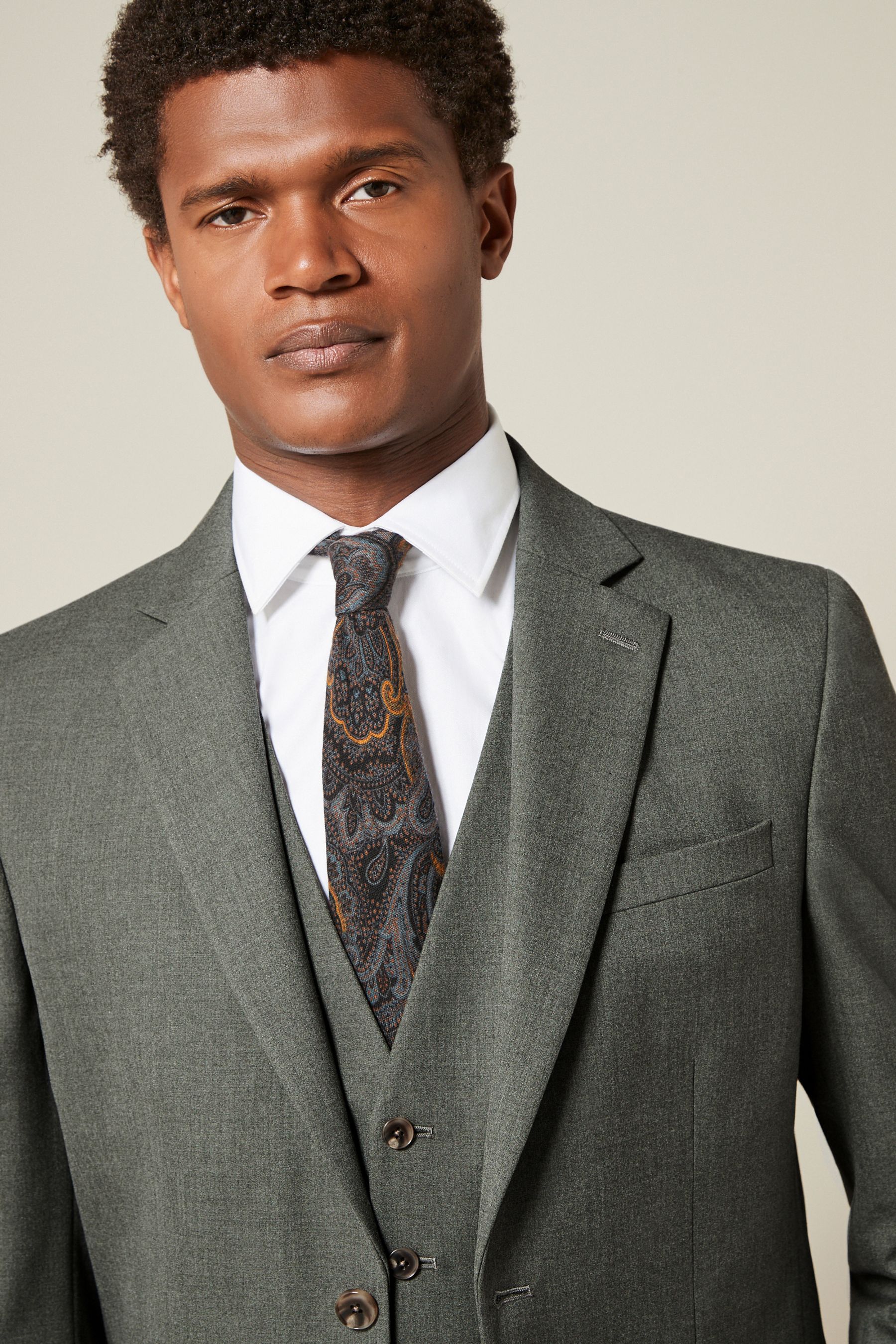 Buy Marl Green Slim Fit Motionflex Stretch Suit Jacket from Next Australia