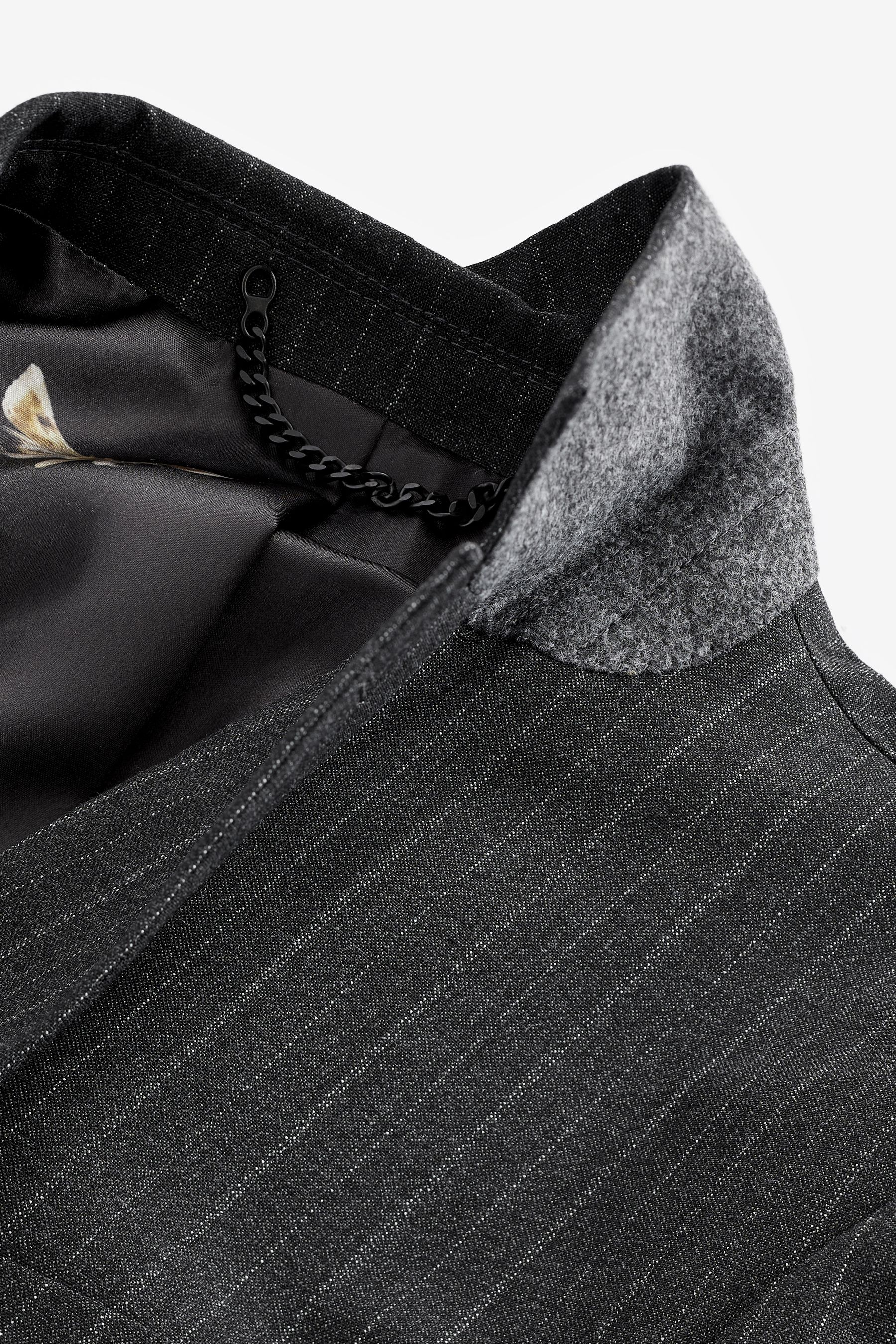 Buy Charcoal Grey Stripe Suit Jacket from the Next UK online shop
