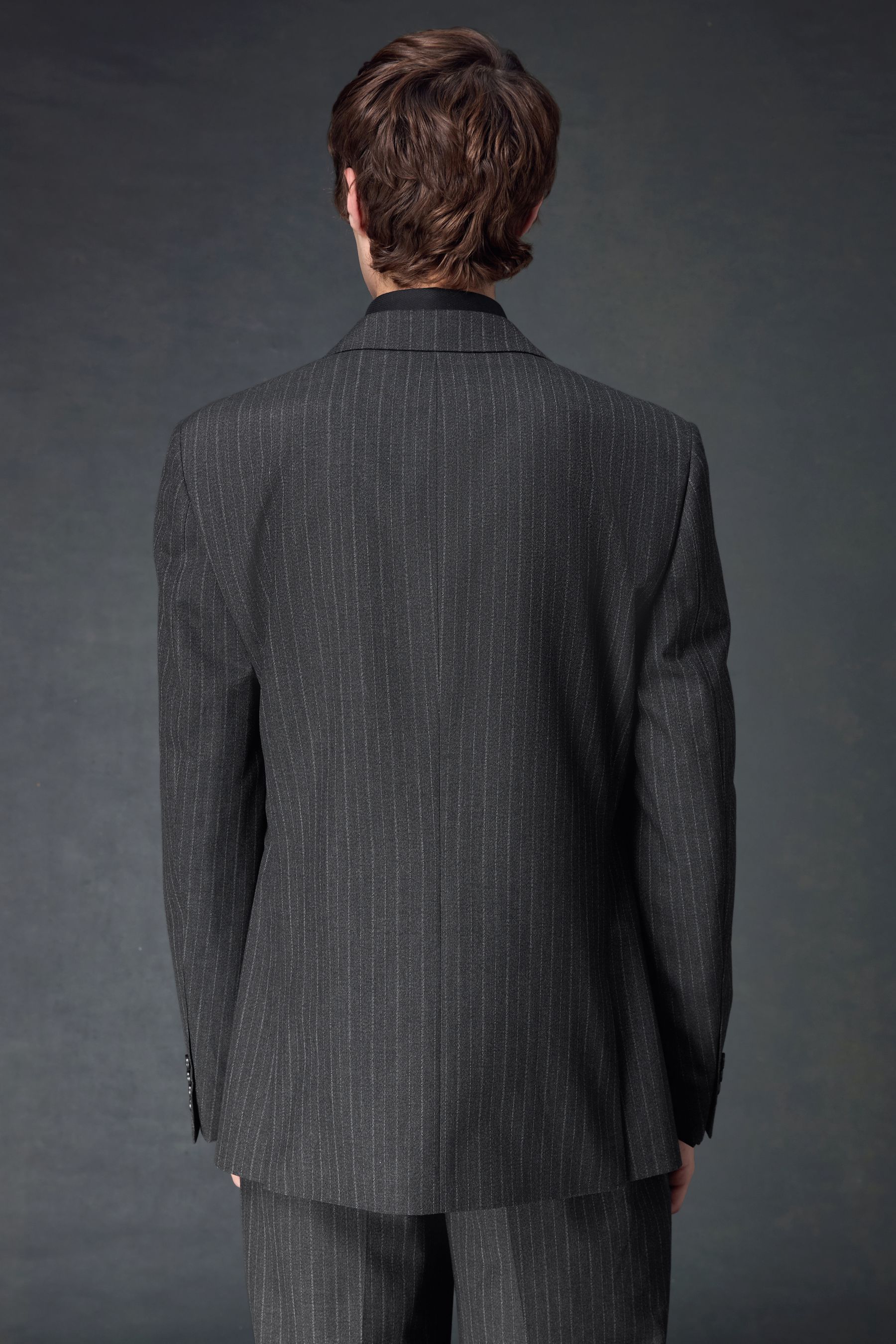 Buy Charcoal Grey Stripe Suit Jacket from the Next UK online shop