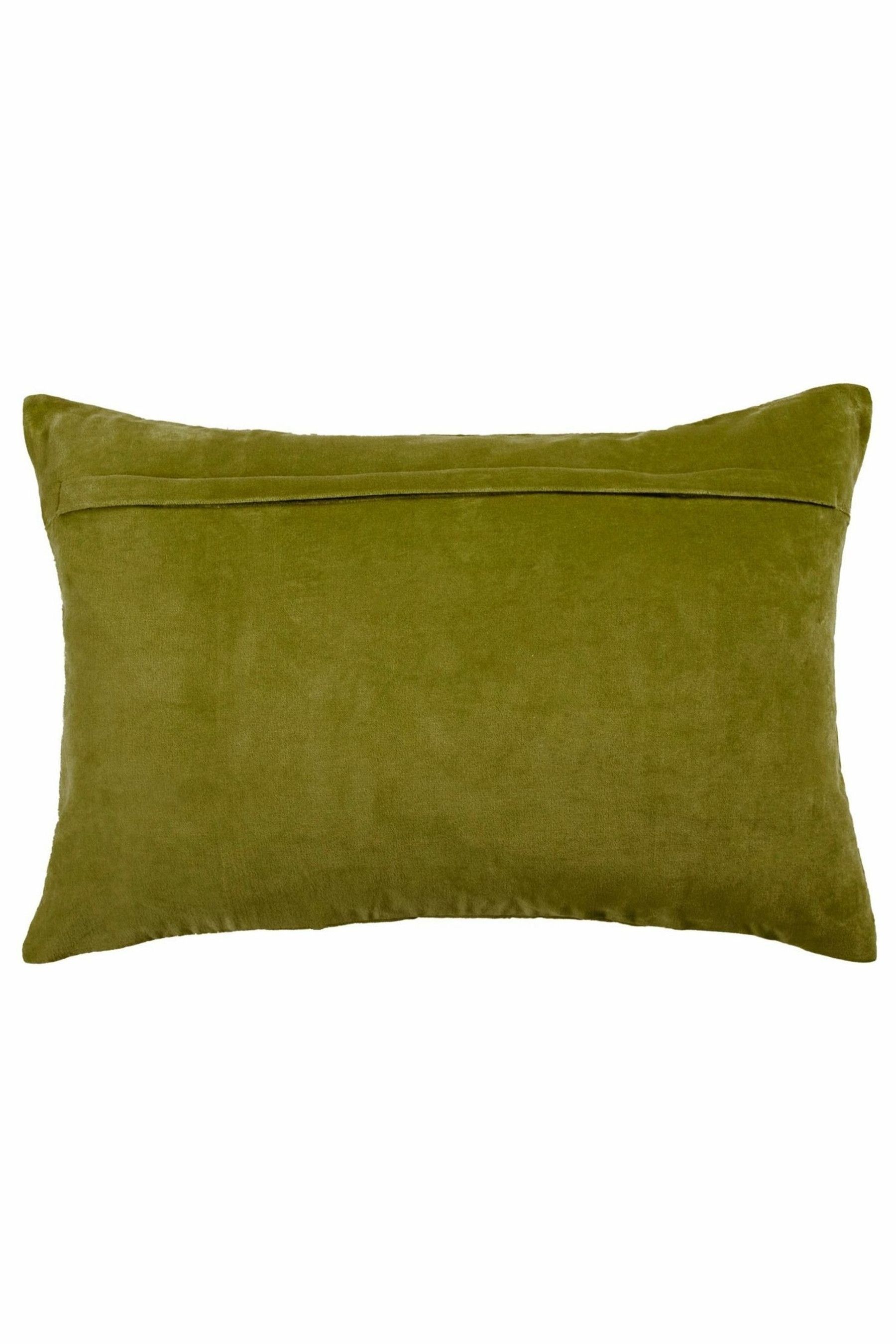 Buy Voyage Green Boulder Geometric Cushion from the Next UK online shop