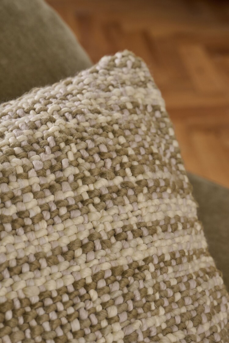 Buy Natural Marla Wool Cushion from the Next UK online shop