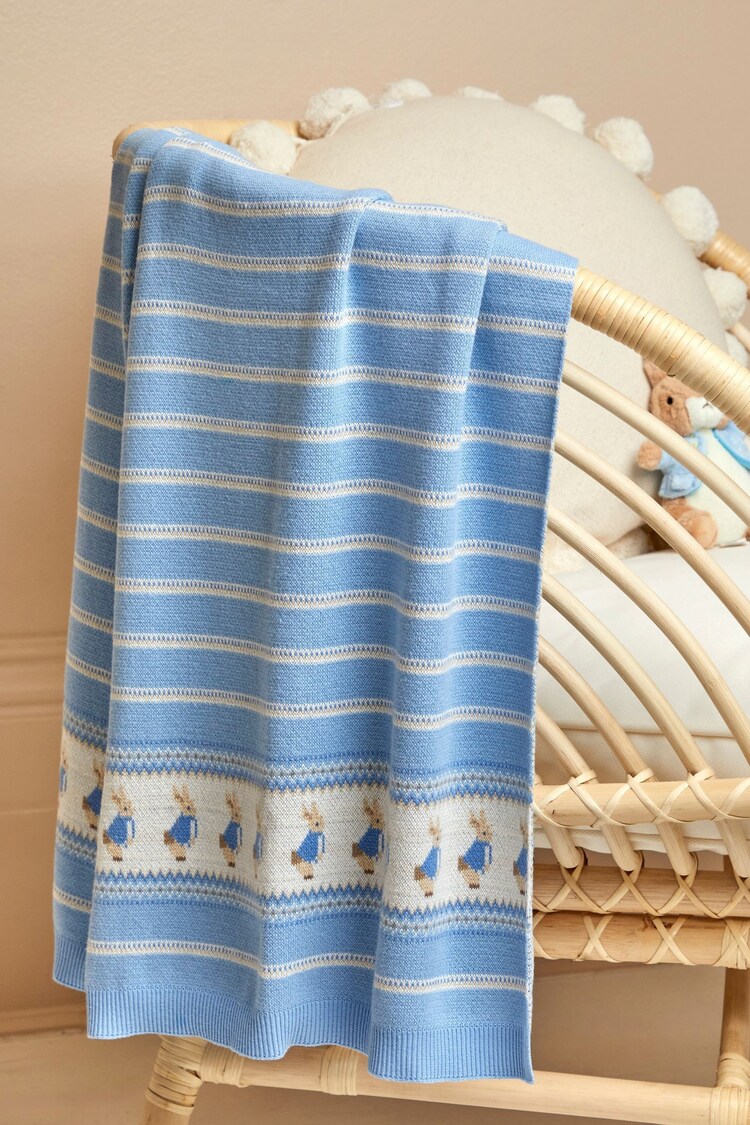 Buy JoJo Maman Bébé Peter Rabbit Knitted Shawl from the Next UK online shop