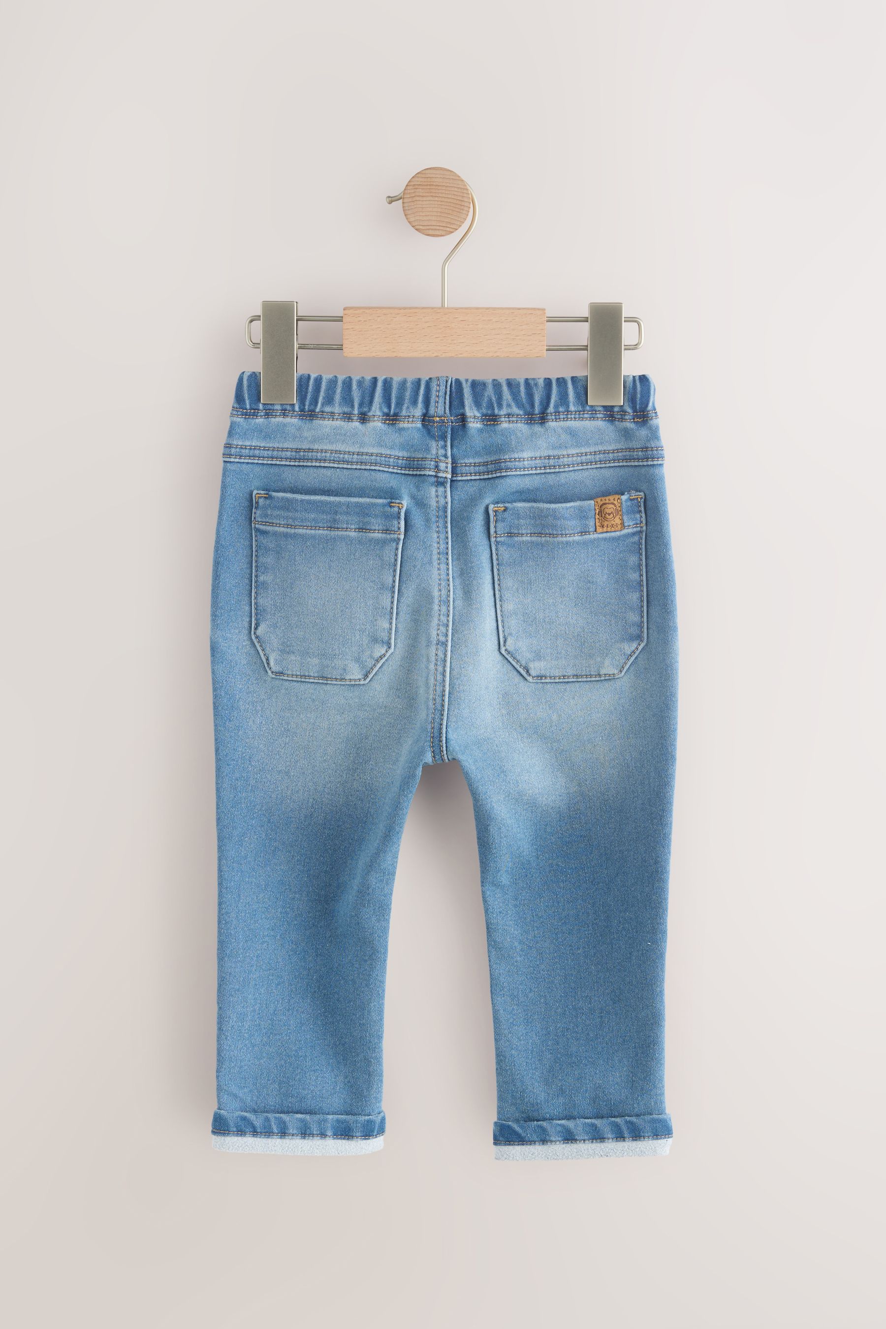 Buy Mid Wash Denim Super Soft Pull-On Jeans With Stretch (3mths-7yrs ...