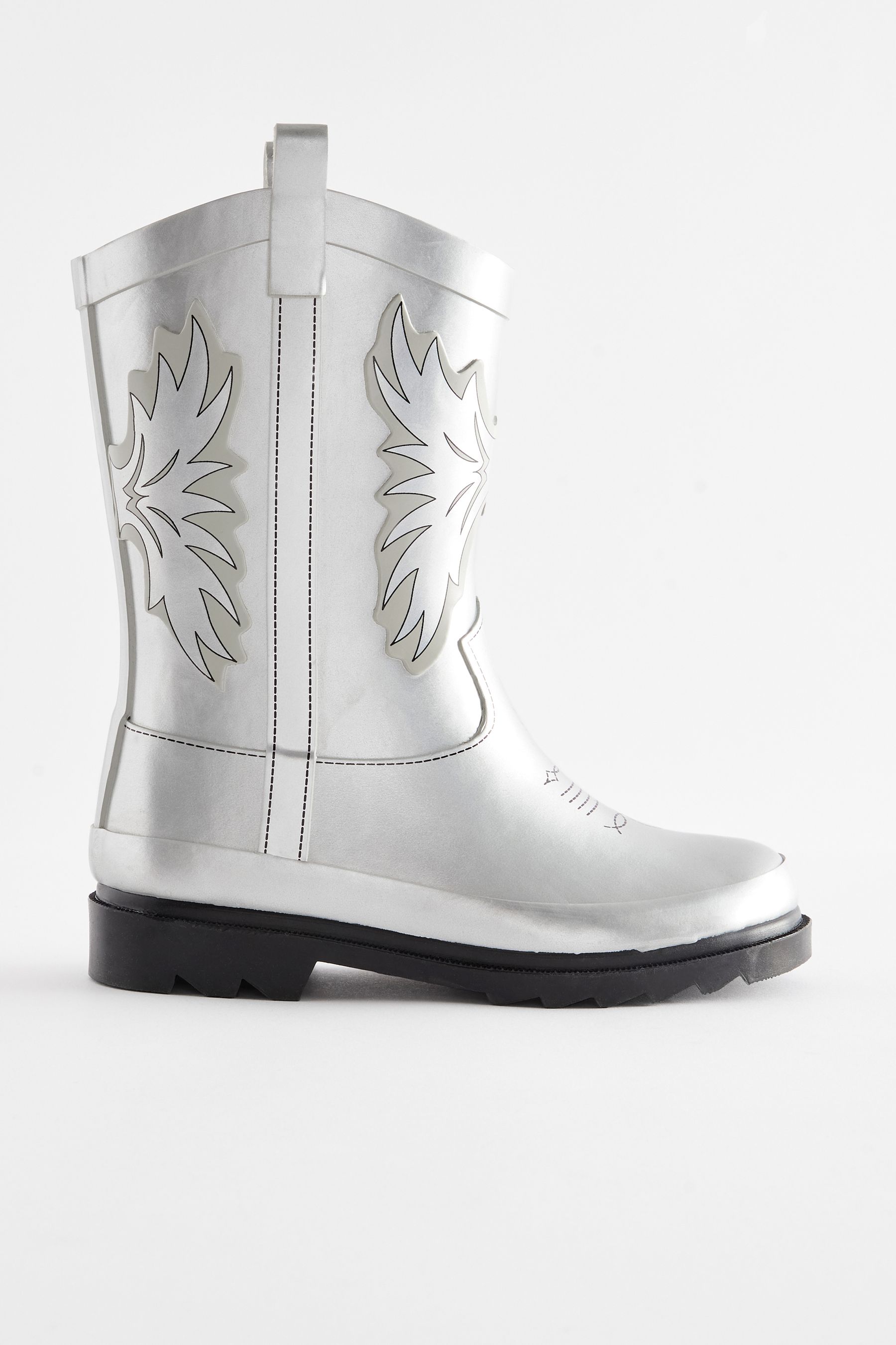 Buy Silver Metallic Western Wellies from Next Australia