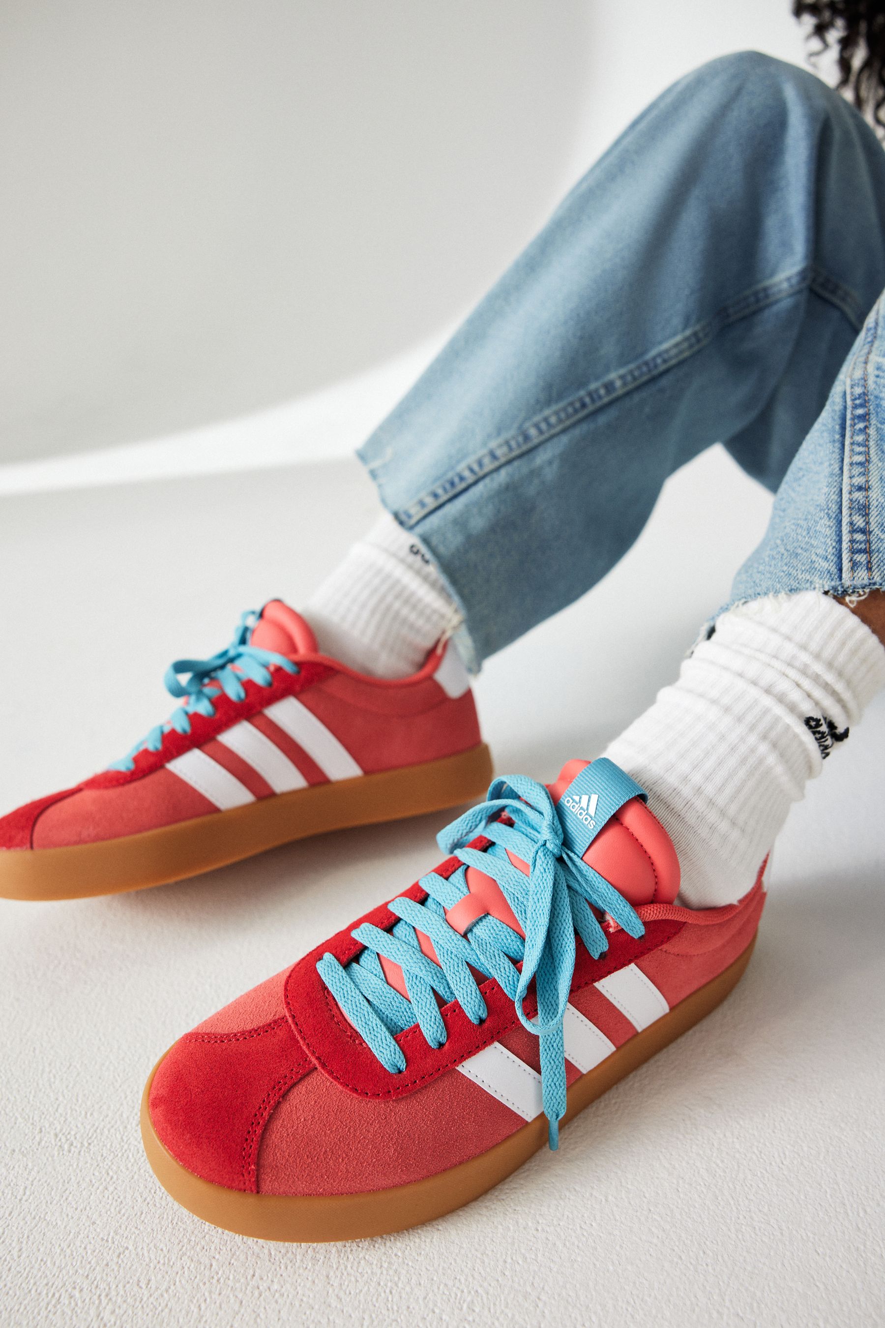 Buy adidas Red VL Court 3.0 Trainers from the Next UK online shop