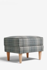 Buy Versatile Check Nevis Grey Sherlock Storage Footstool from the Next ...