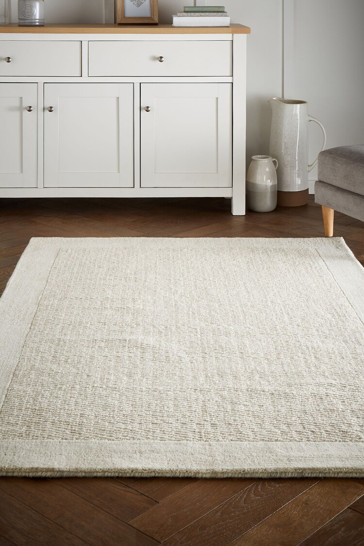 Buy Light Natural Florence Border Rug from the Next UK online shop