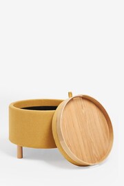 Buy Soft Marl Ochre Yellow Ashton Storage Stool from the Next UK online ...