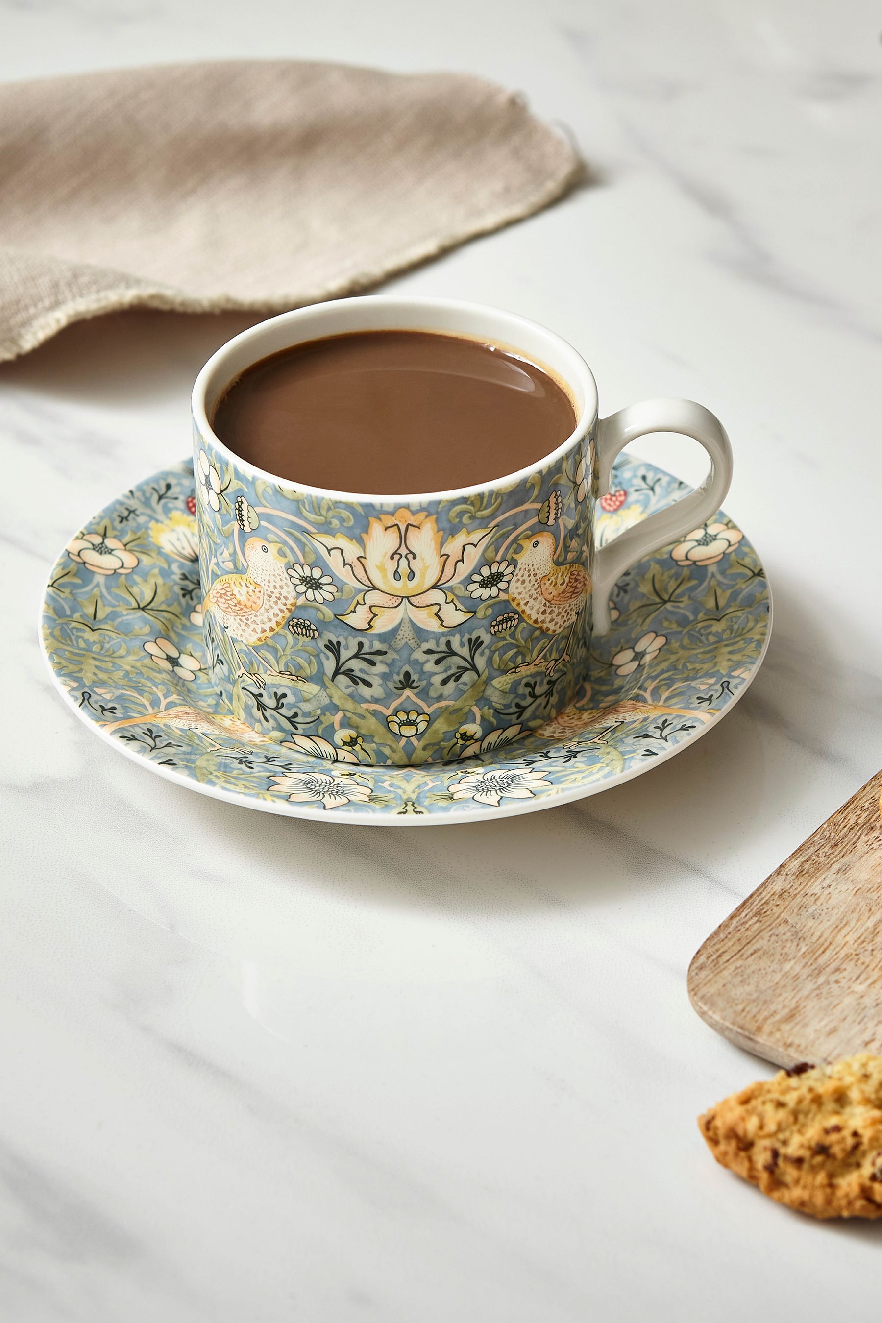 Buy Morris & Co. Blue Strawberry Thief Mug from the Next UK online shop