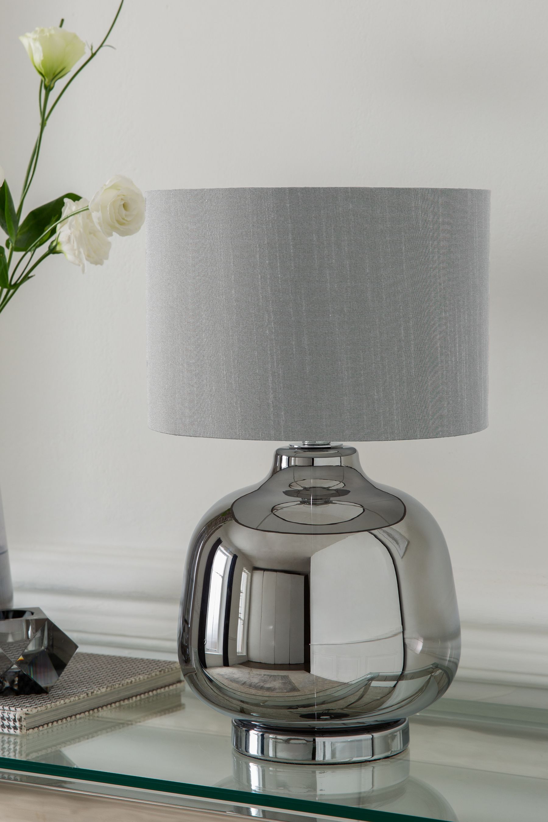 Buy Grey Connor Table Lamp from the Next UK online shop