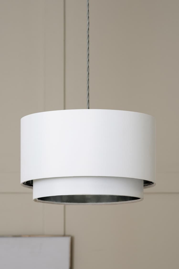 Buy White Rico 2 Tier Easy Fit Lamp Shade from the Next UK online shop