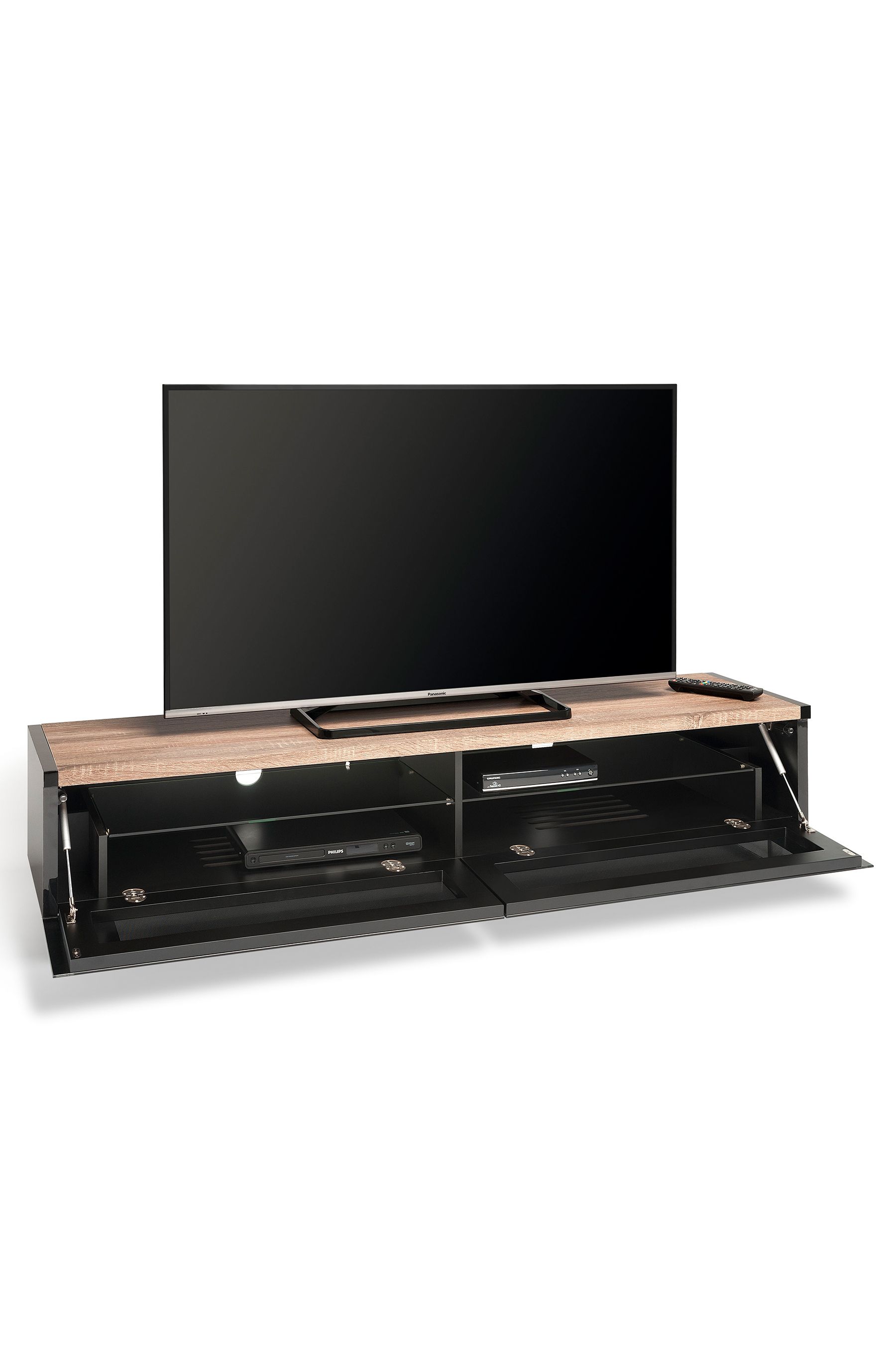 Buy AVF Oak Panorama 1.6m TV Stand from the Next UK online shop