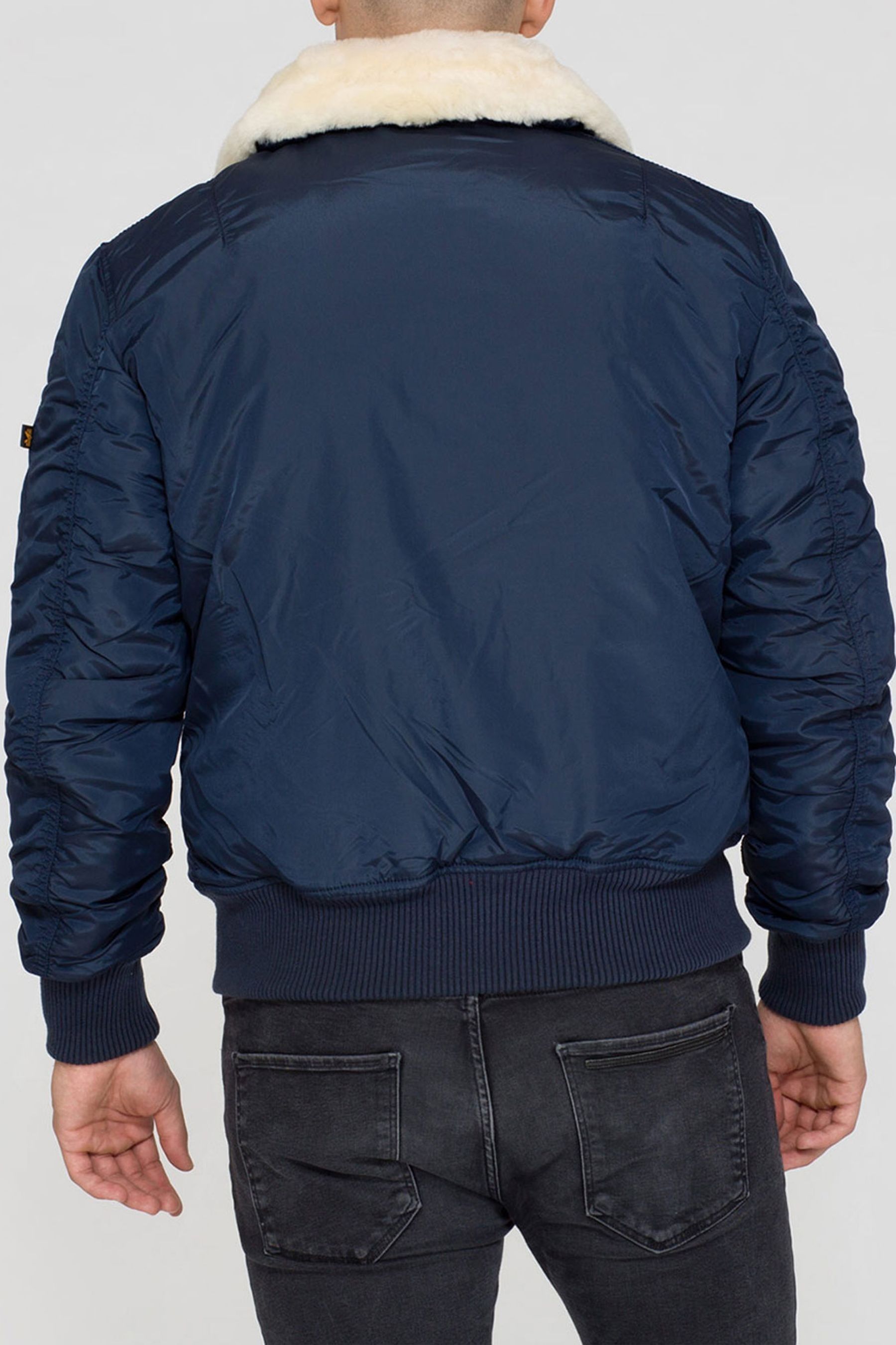 Buy Alpha Industries Injector III Blue Jacket from the Next UK online shop