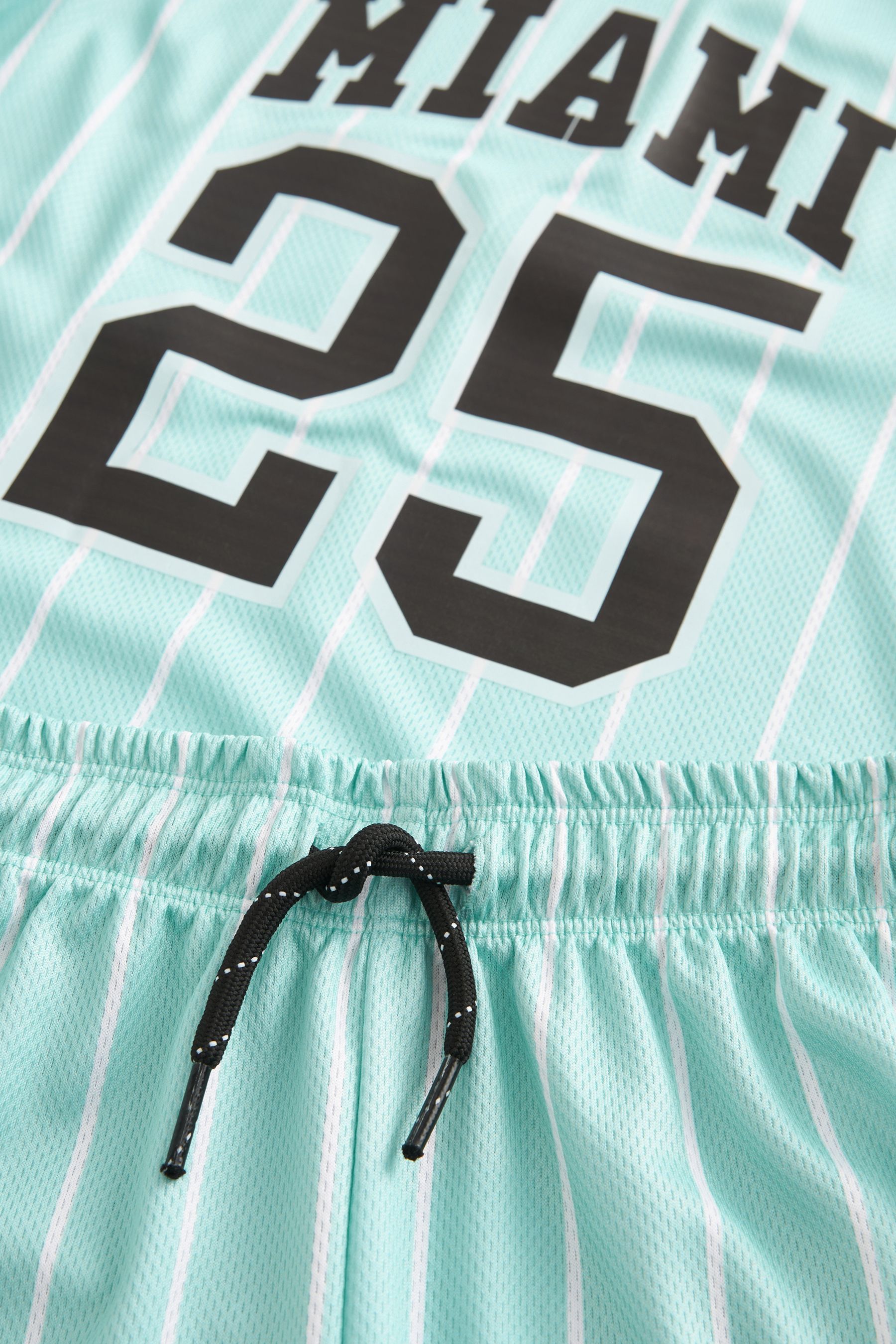 Buy Mint Green Miami Mesh Vest and Shorts Set (3-16yrs) from the Next ...