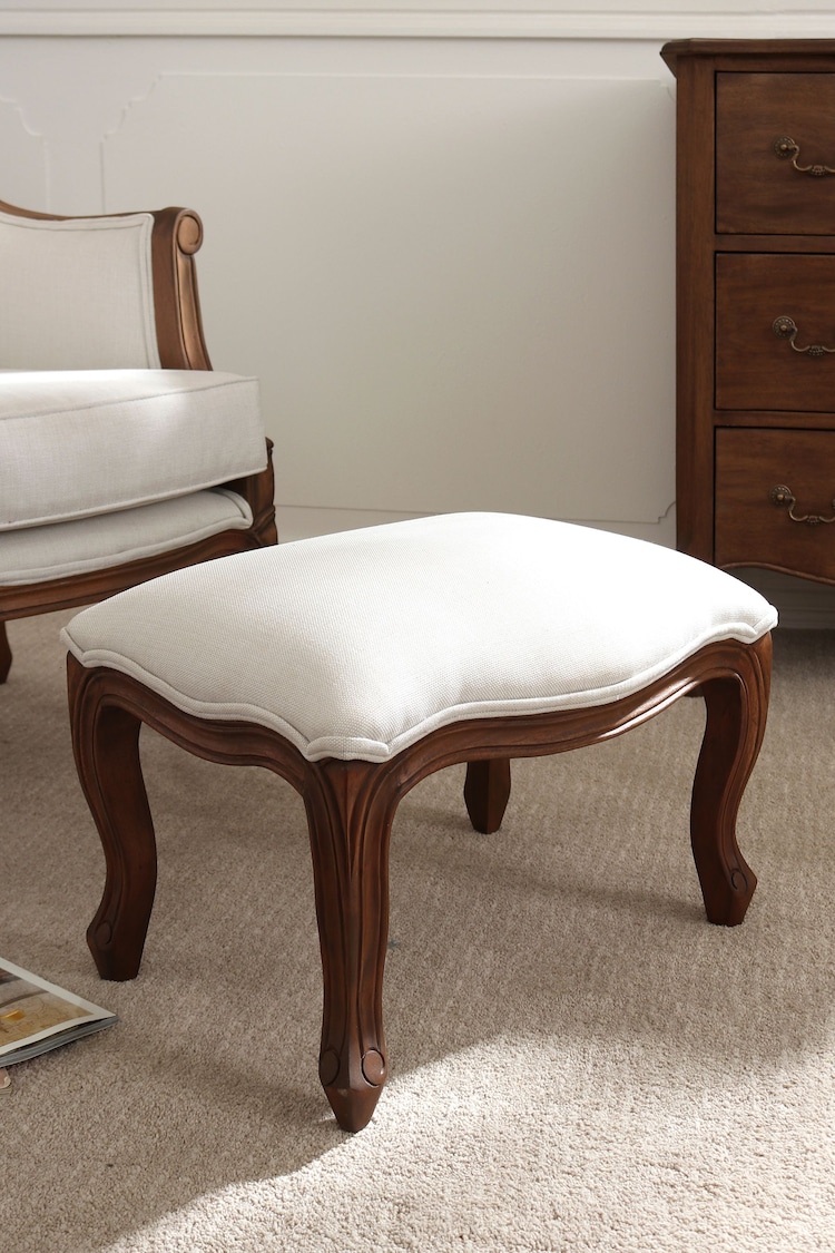 Buy Laura Ashley Walnut Montpellier Footstool from the Next UK online shop