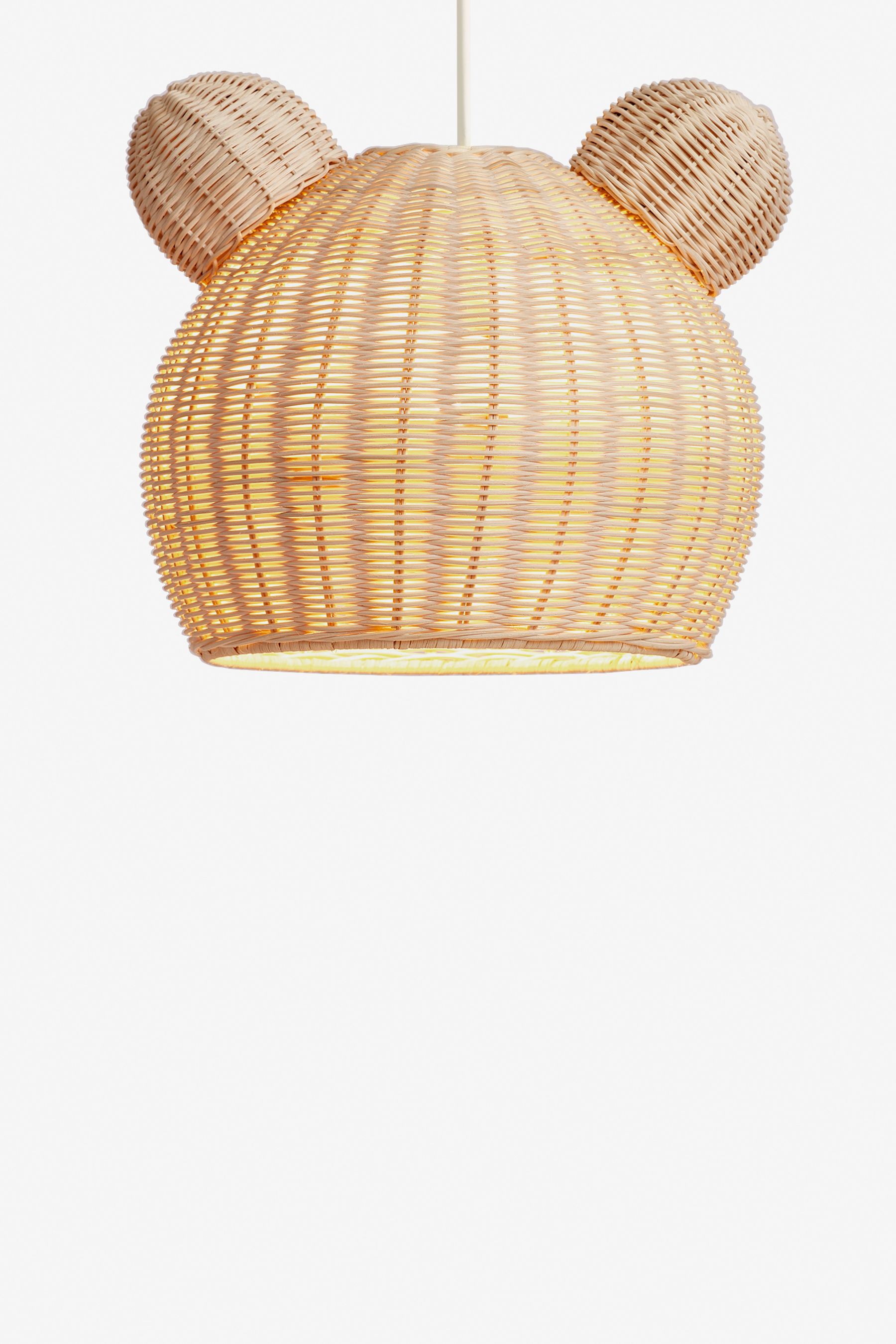 Buy Natural Teddy Bear Rattan Easy Fit Light shade from the Next UK ...