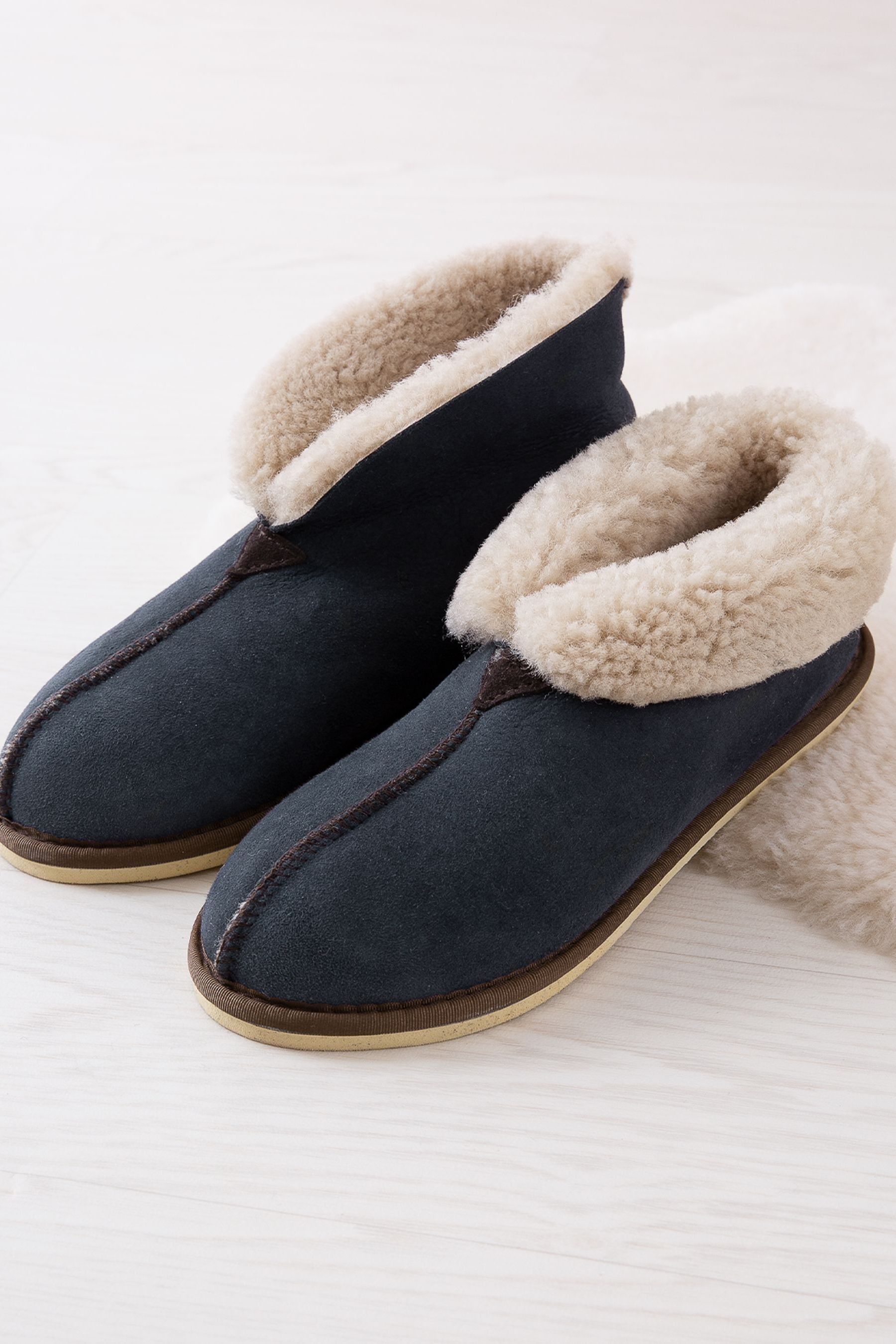 Buy Celtic & Co. Ladies Pink Sheepskin Bootee Slippers from Next Ireland