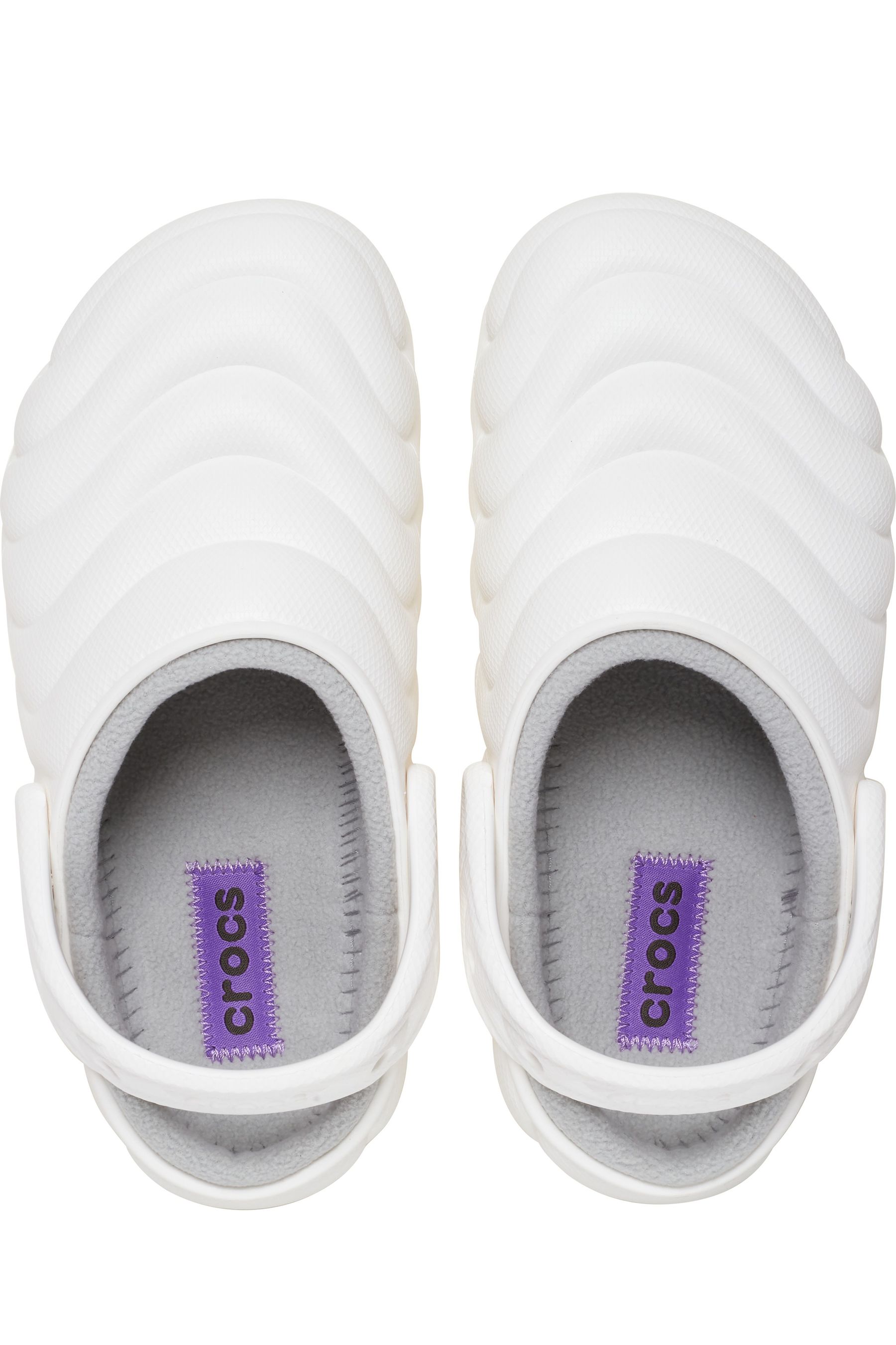 Buy Crocs White Classic Lined Overpuff Clogs from the Next UK online shop