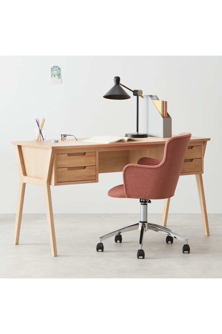 Buy MADE.COM Oak Jenson Desk from the Next UK online shop