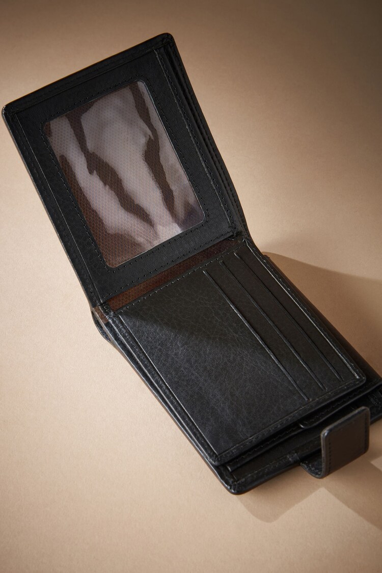 Buy Black Signature Leather Extra Capacity Wallet from the Next UK ...