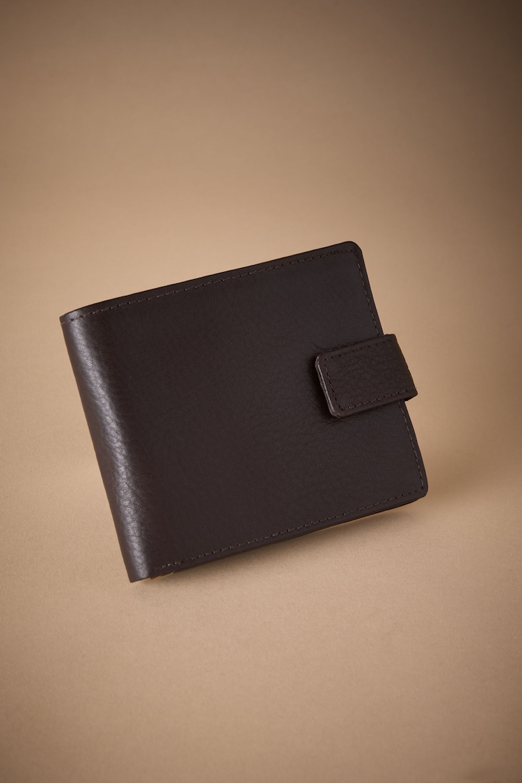 Buy Brown Signature Leather Extra Capacity Wallet from the Next UK ...