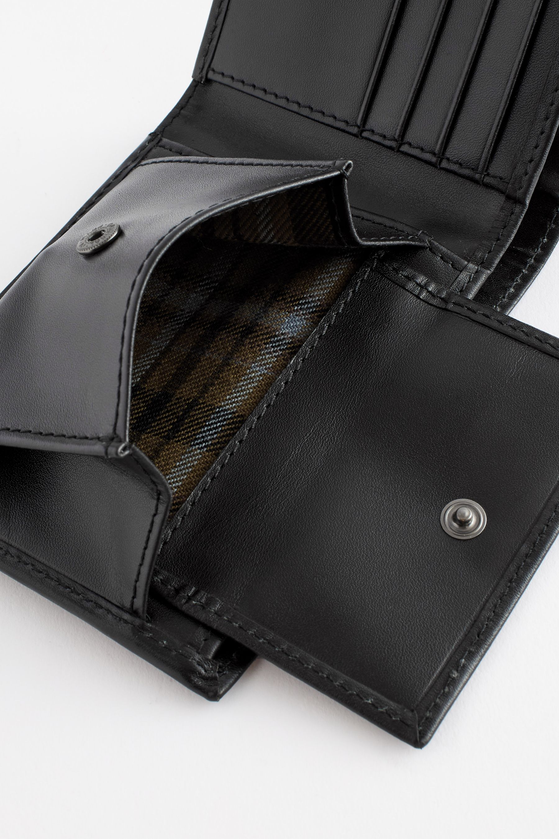 Buy Black Leather Stag Badge Wallet from the Next UK online shop