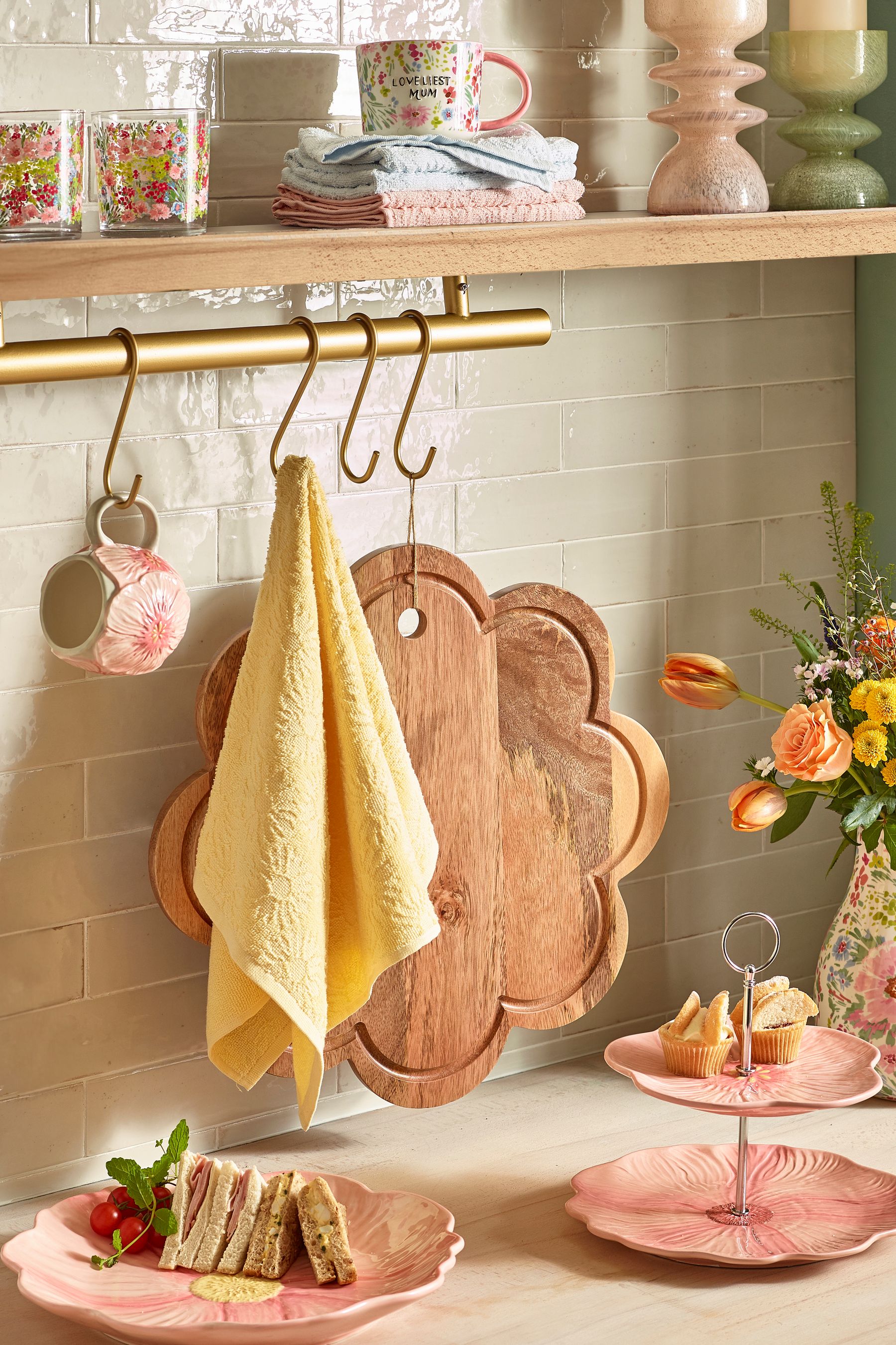 Buy Pink Flower Serve Platter from the Next UK online shop