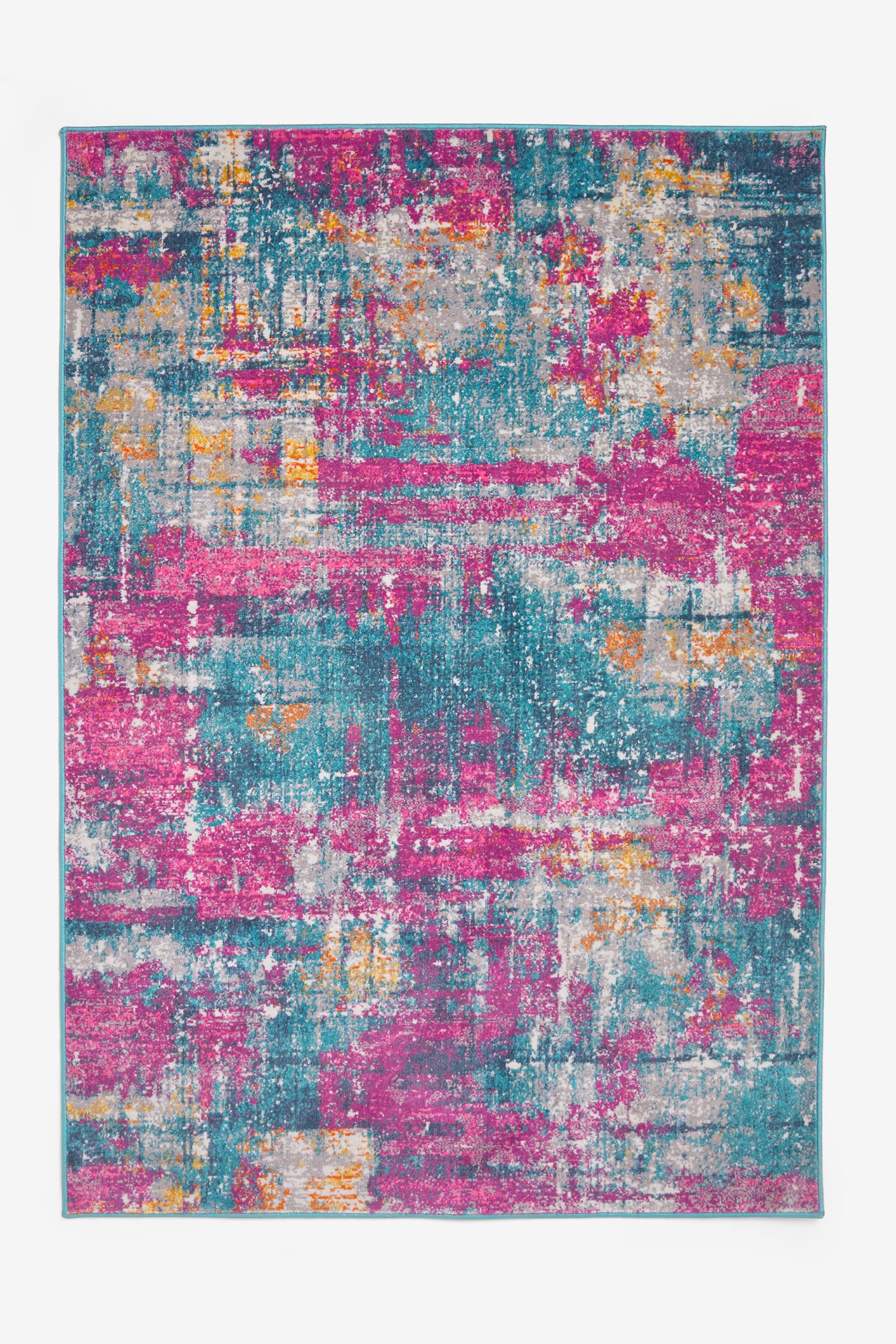 Buy Multi Bright Abstract Rug from Next Ireland