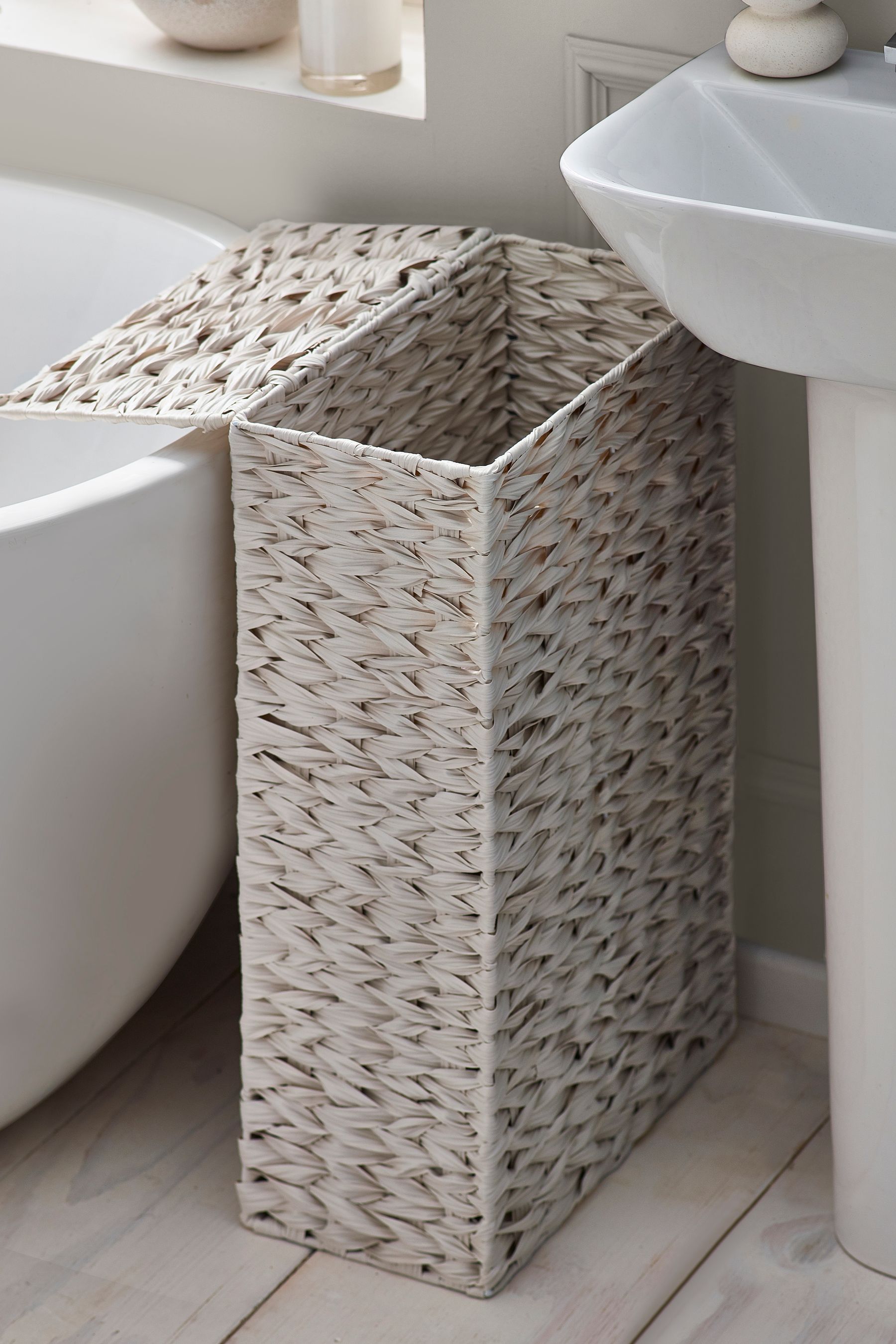 Buy Cream Hepworth Wicker Slimline Laundry from the Next UK online shop