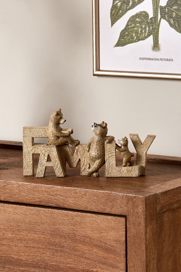 Buy Brown Bertie Family Word Block from the Next UK online shop