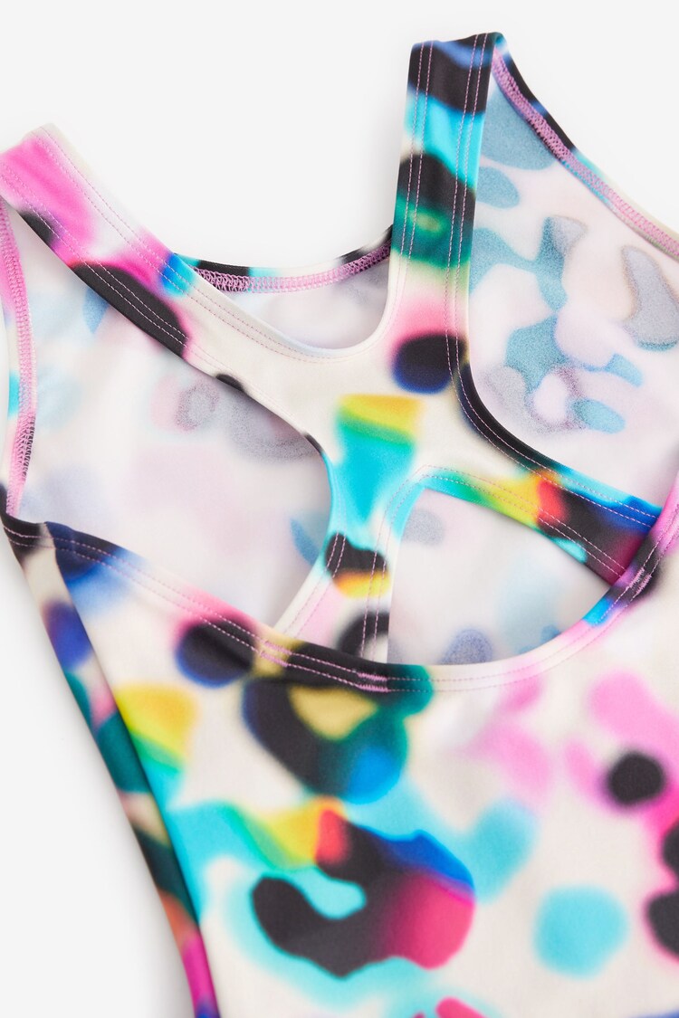 Buy Multi Bright Animal Print Sports Swimsuit (3-16yrs) from the Next UK online shop