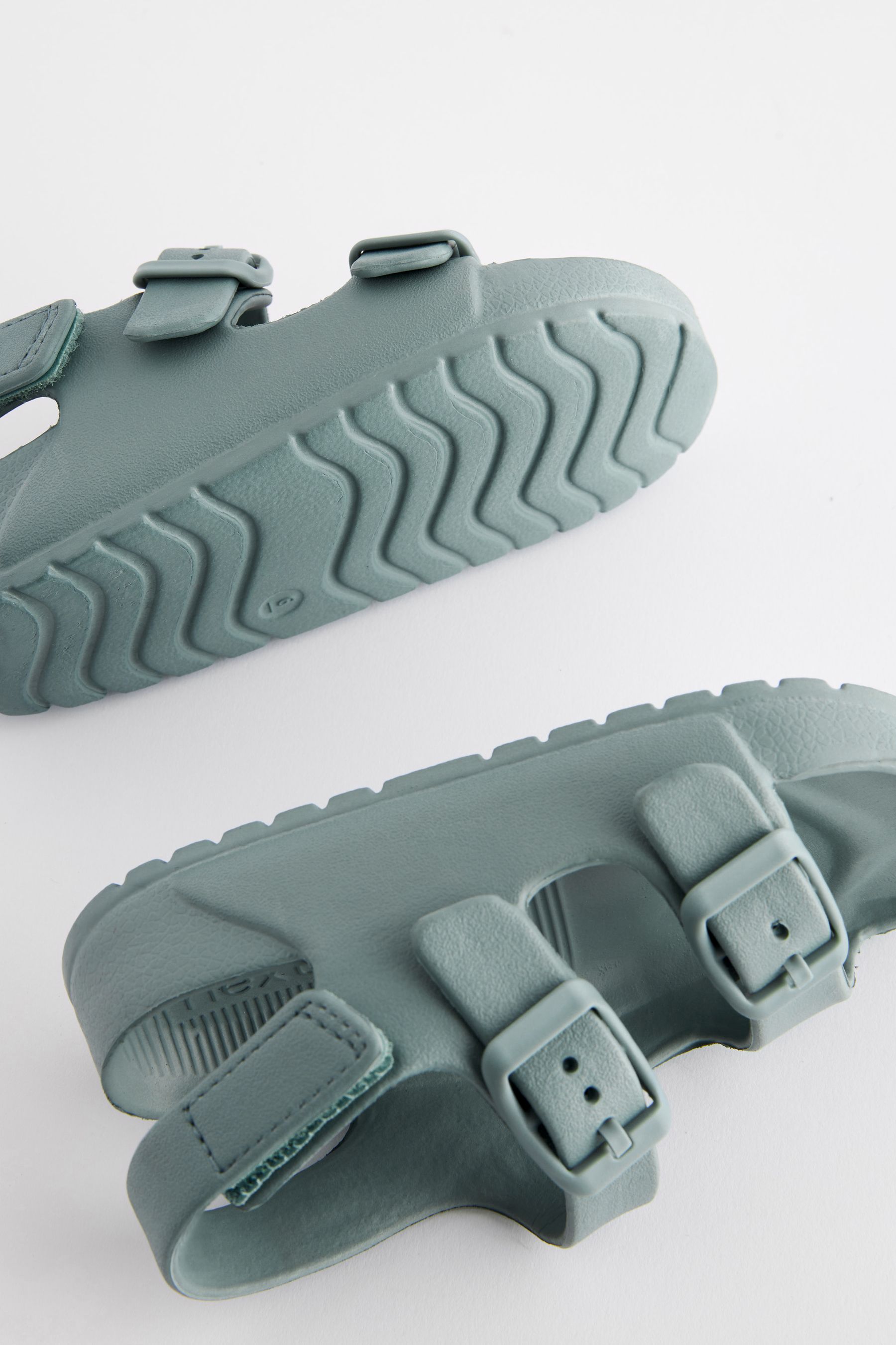 Buy Mint Green Double Buckle Ankle Strap EVA Sandals from Next Australia