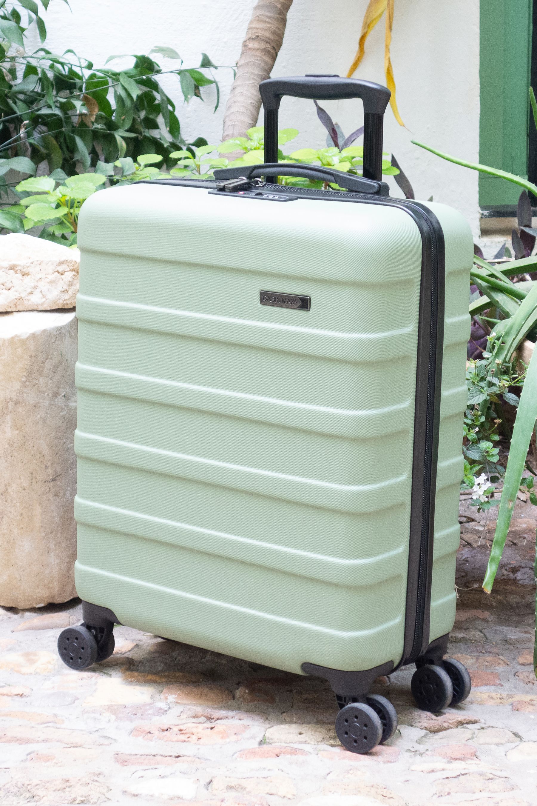 Buy Cabin Max Bodo Green Anode 40L Carry On Cabin Case - 55x40x20cm ...