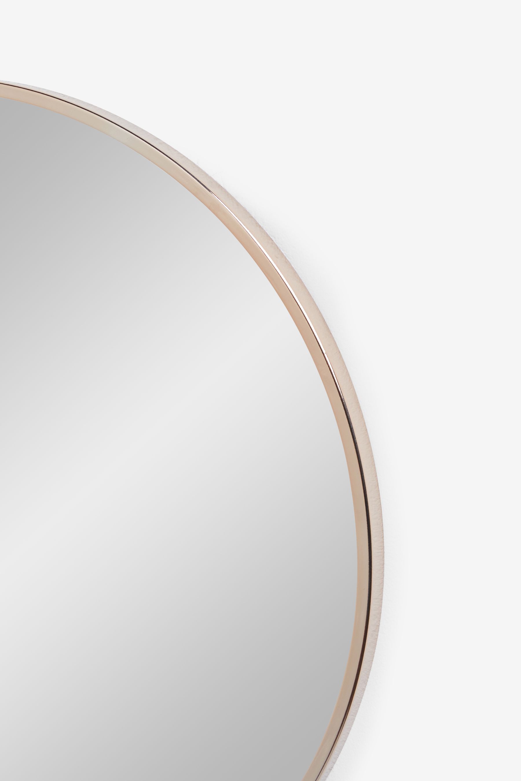 Buy Champagne Gold Round Butterfly Wall Mirror from Next Australia